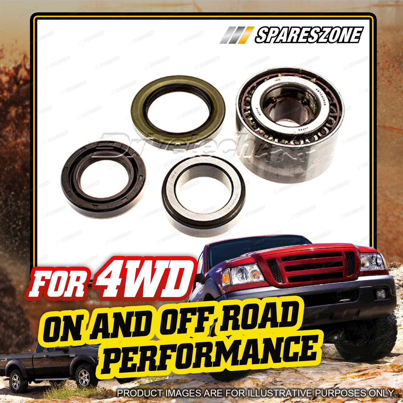 Rear Axle Bearing Kit Rear Wheel for MITSUBISHI Pajero NH NJ NK Disc ...