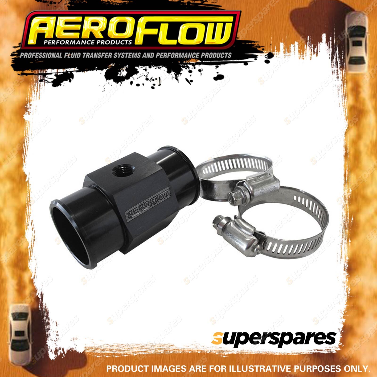 Aeroflow Radiator Hose Temperature Sender Adapter 1-27/64" 32mm O.D ...