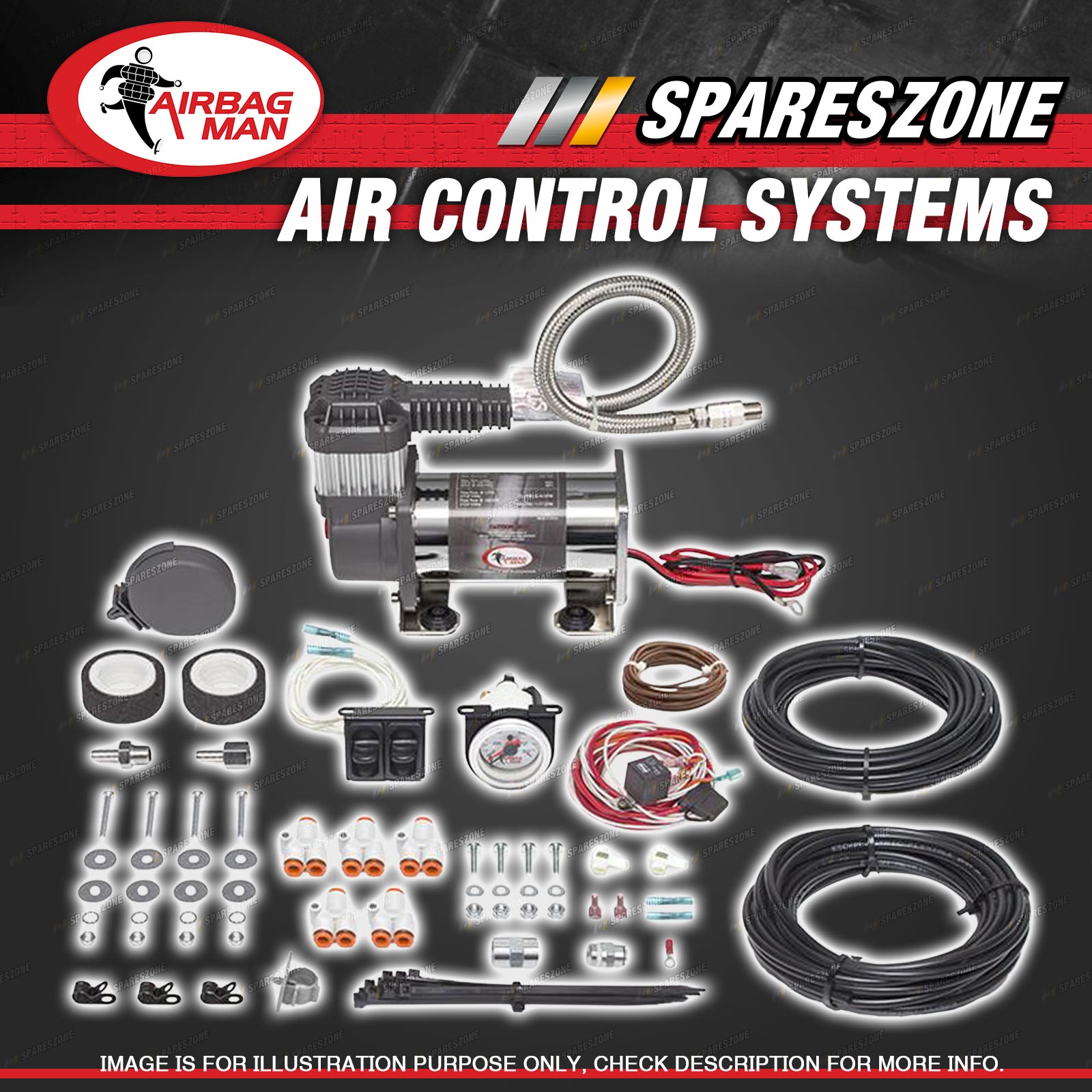 Airbag Man Dual Control Hd On-Board Air Control Systems AC8110 ...