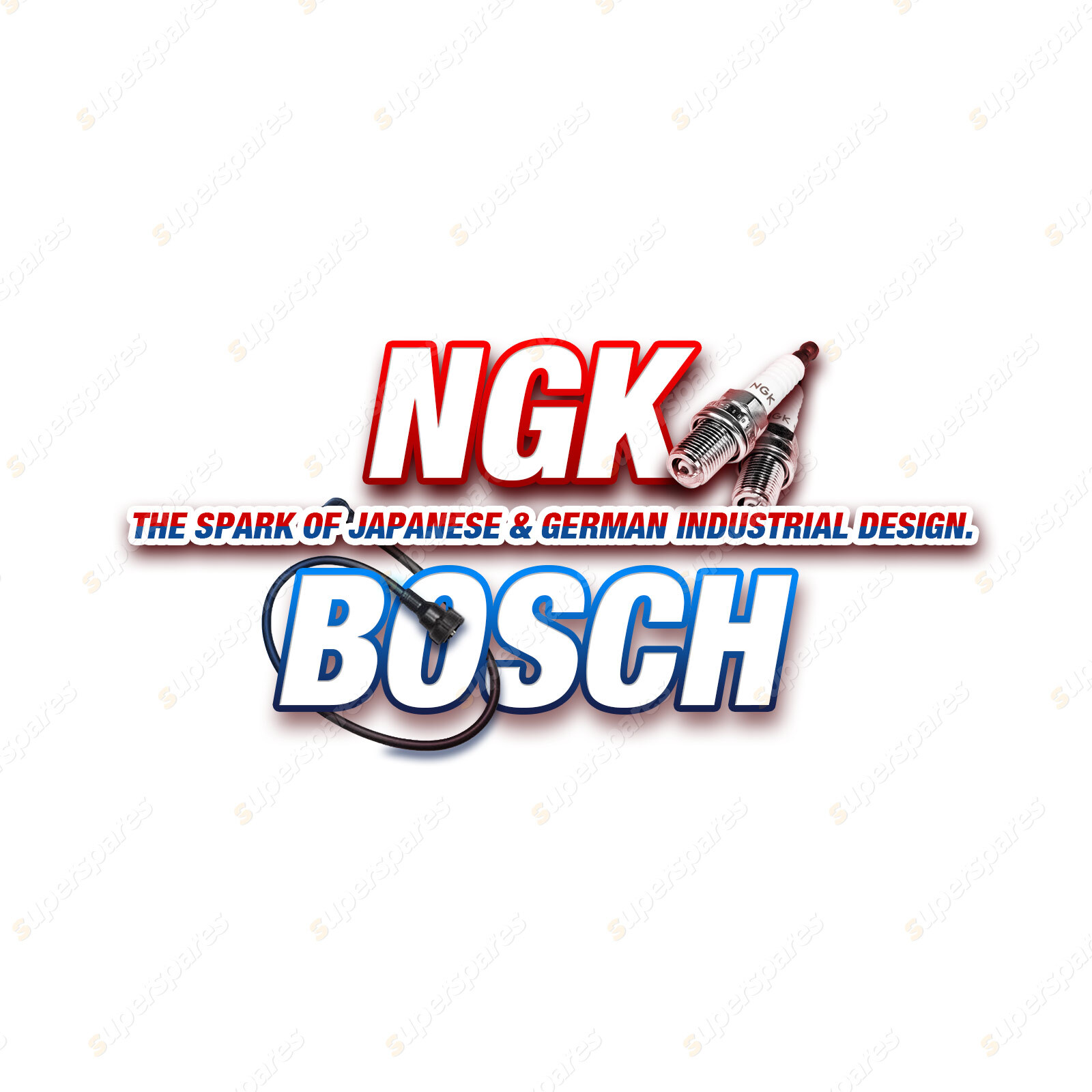 6 NGK Spark Plugs + Bosch Leads for Ford Falcon XA XB XK XL XM XP - XT ...