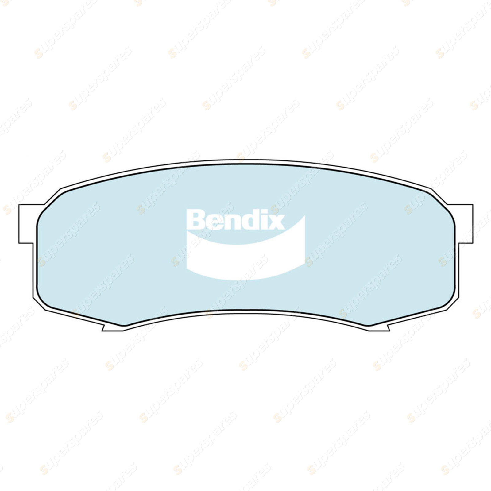 4pcs Bendix Rear HD Brake Pads for Toyota Land Cruiser VDJ 76 78 79