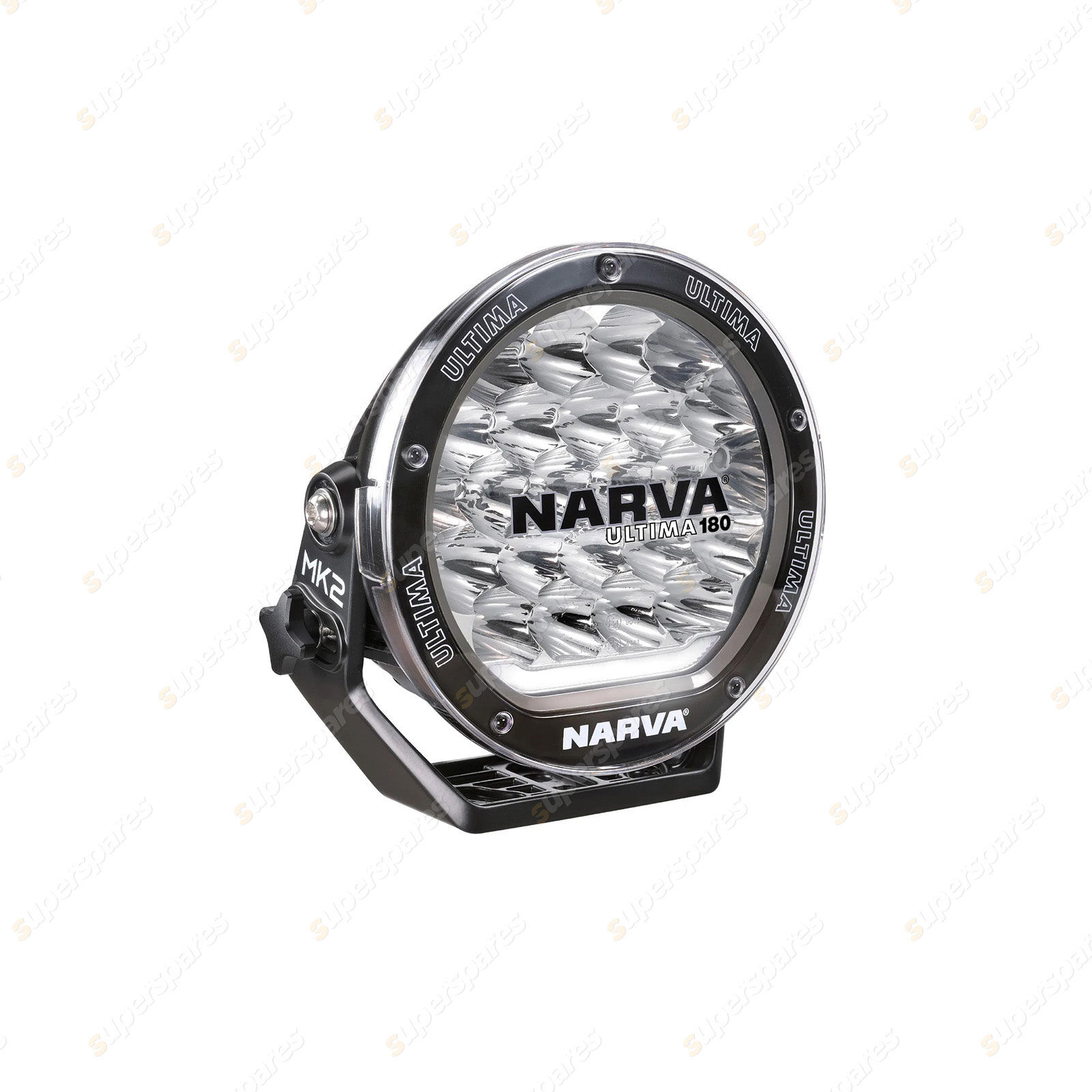 Narva 9-33V Ultima 180 MK2 Hybrid Beam LED Driving Light kit (Pair) - Black