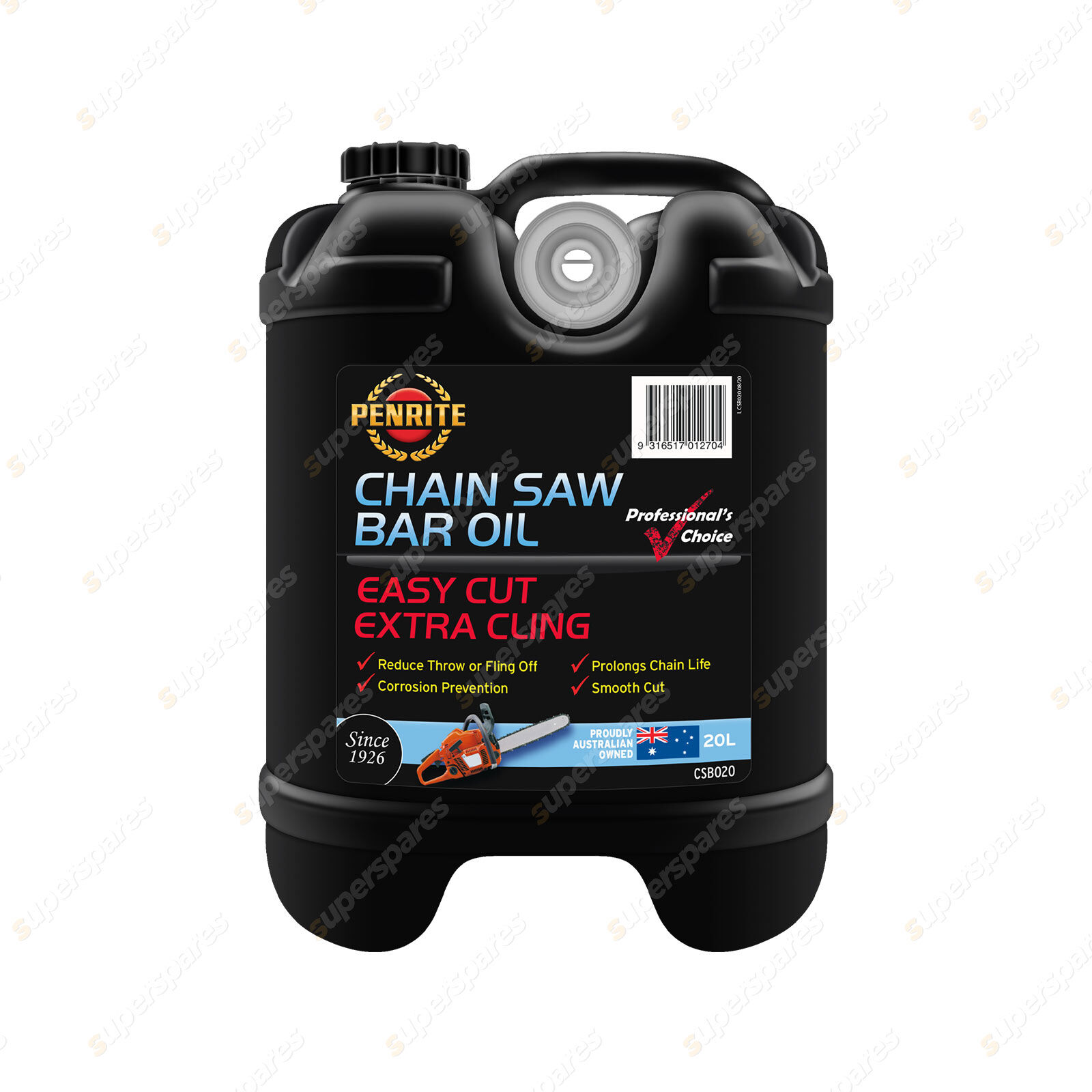 Penrite Chain Saw Bar Oil - 20 Litre Specially Formulated Tacky ...