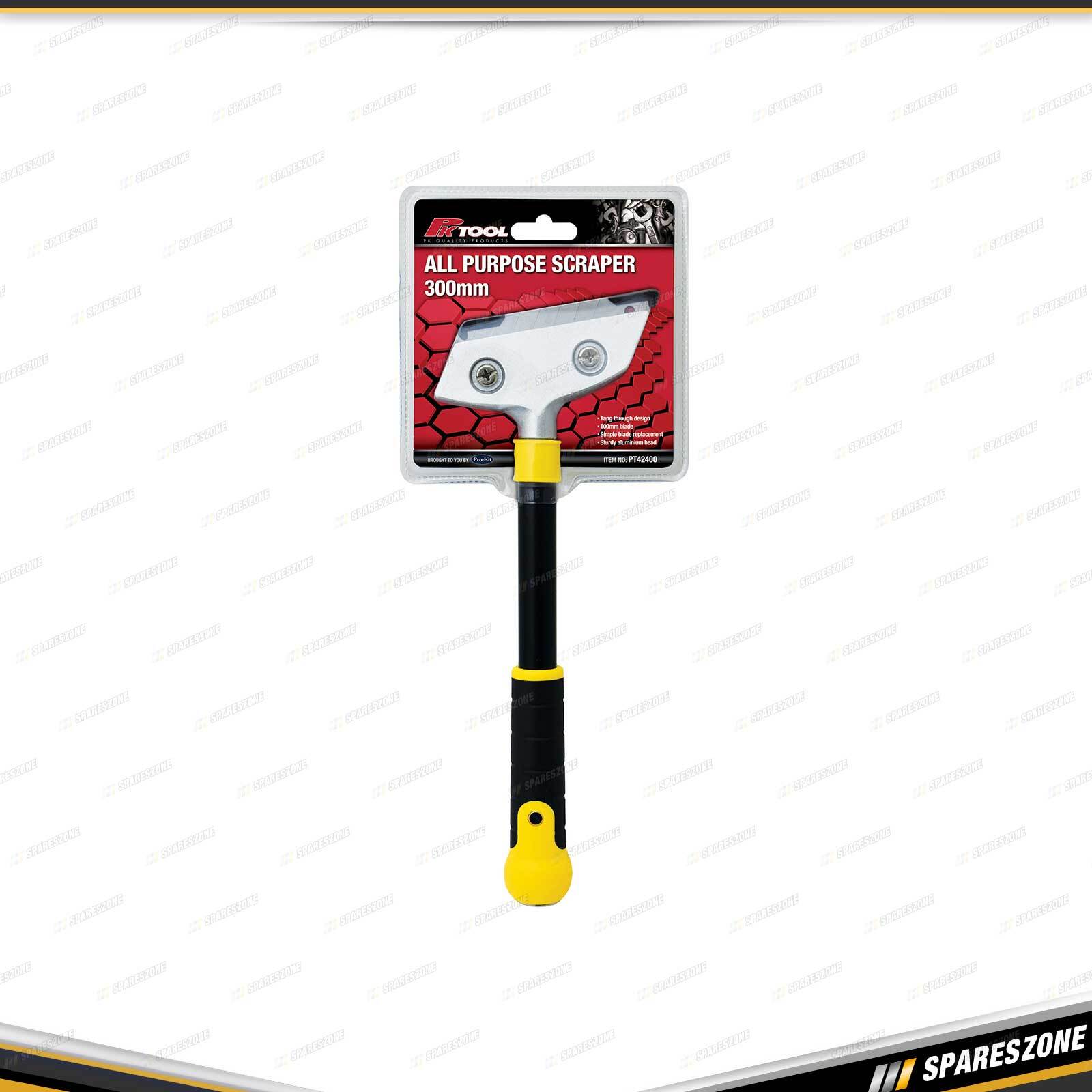 PK Tool 300mm All Purpose Scraper with 100mm Blade - Tang Through Design