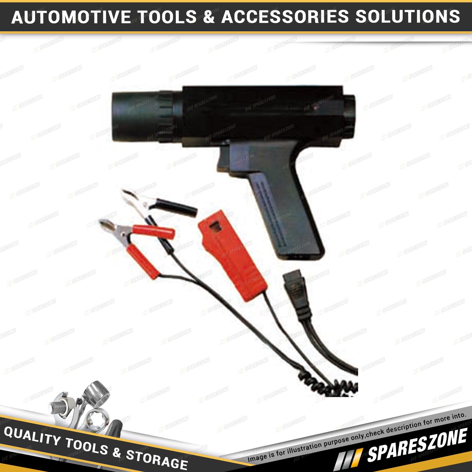 PK Tool Timing Light - TL-2200 Hi-Beam Detachable Leads for 12V Petrol ...