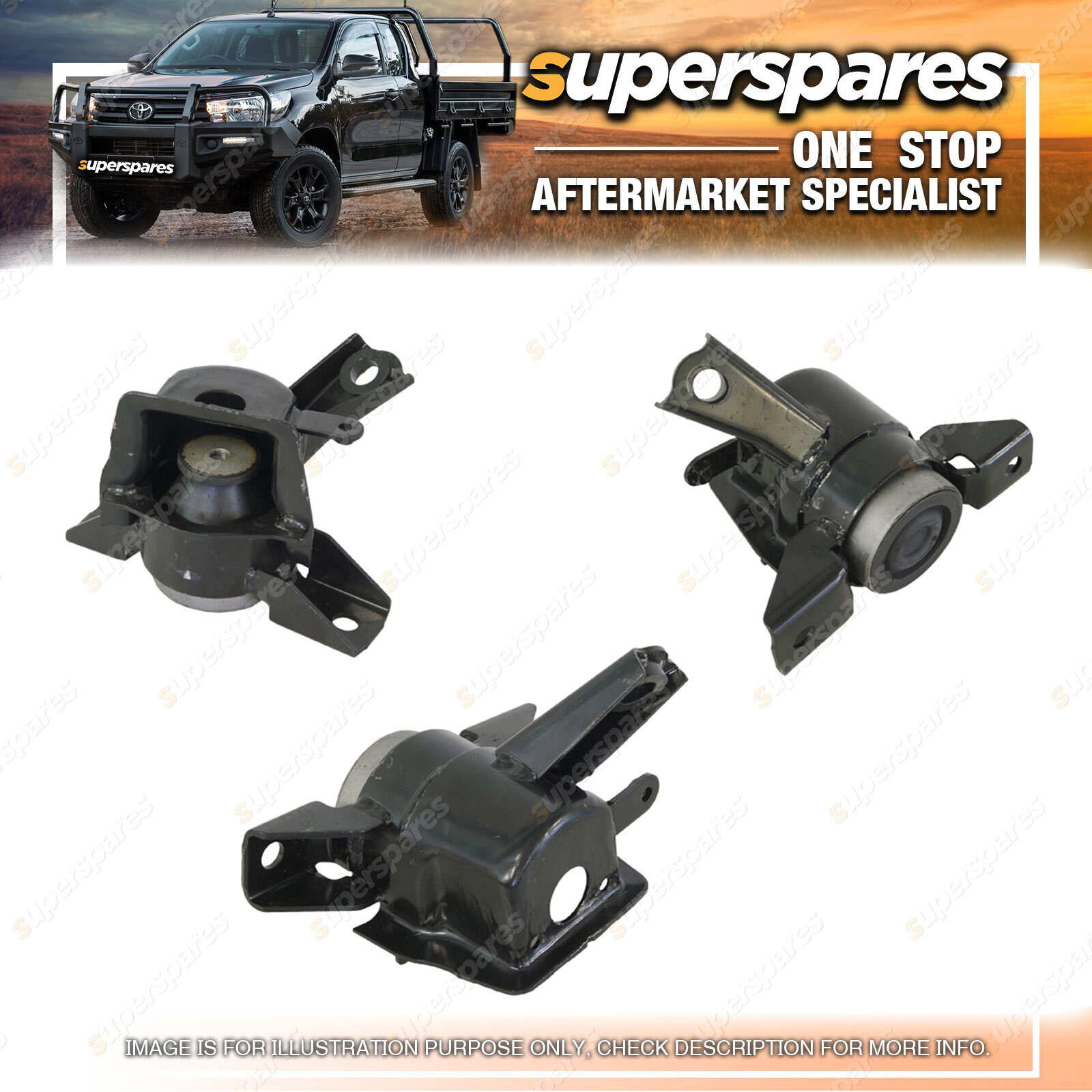 Right Engine Mount for Toyota Rav4 ACA30 SERIES 2.4L Inline 4 Petrol ...