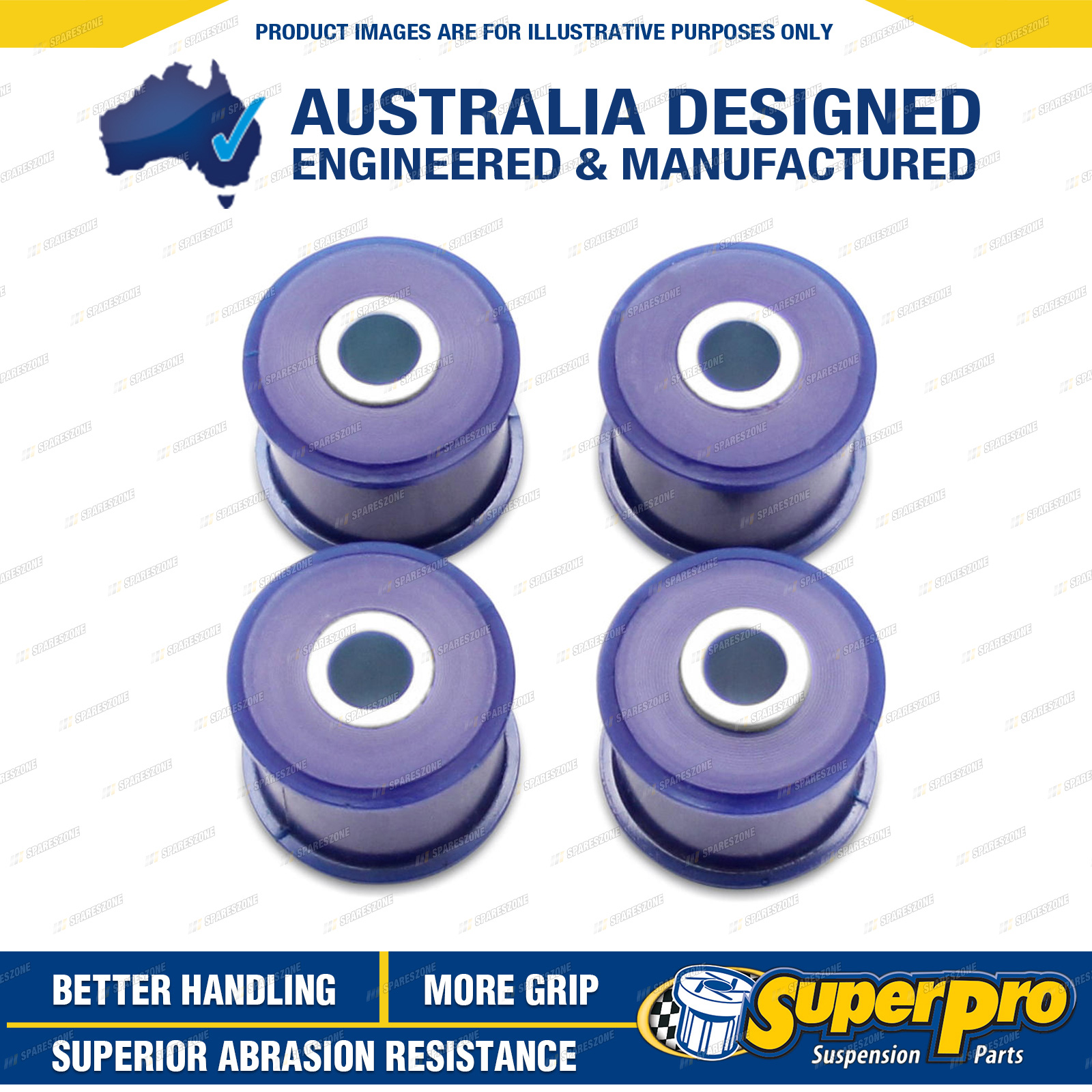 SuperPro Rear Tramp Rod Bush Kit for Ford Falcon XA XB XC XD 1972-1982 ...