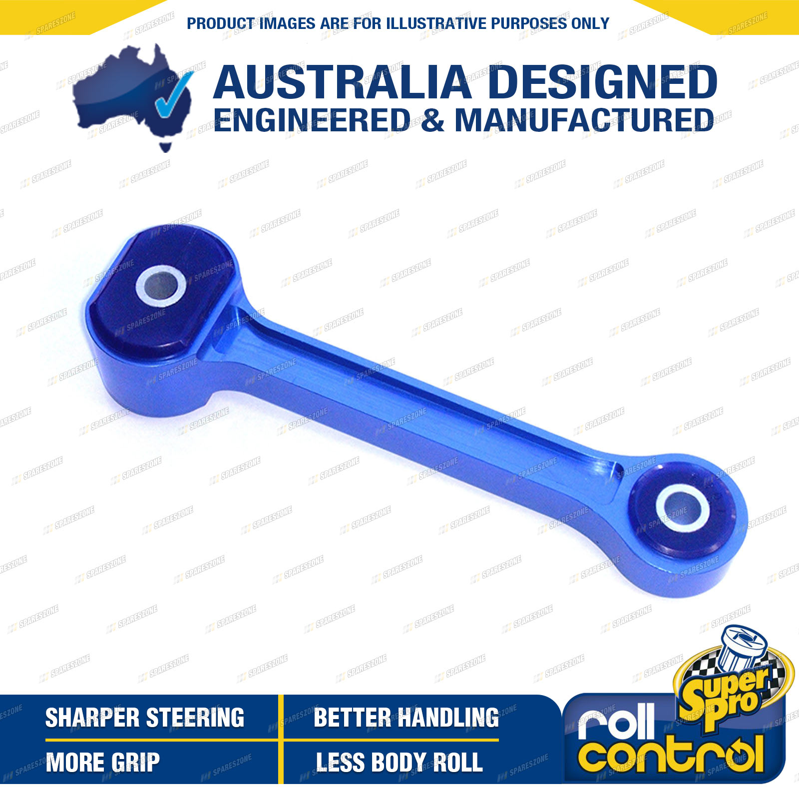 Front Engine Pitch Mount Billet Alloy Arm with Bushings for Subaru ...