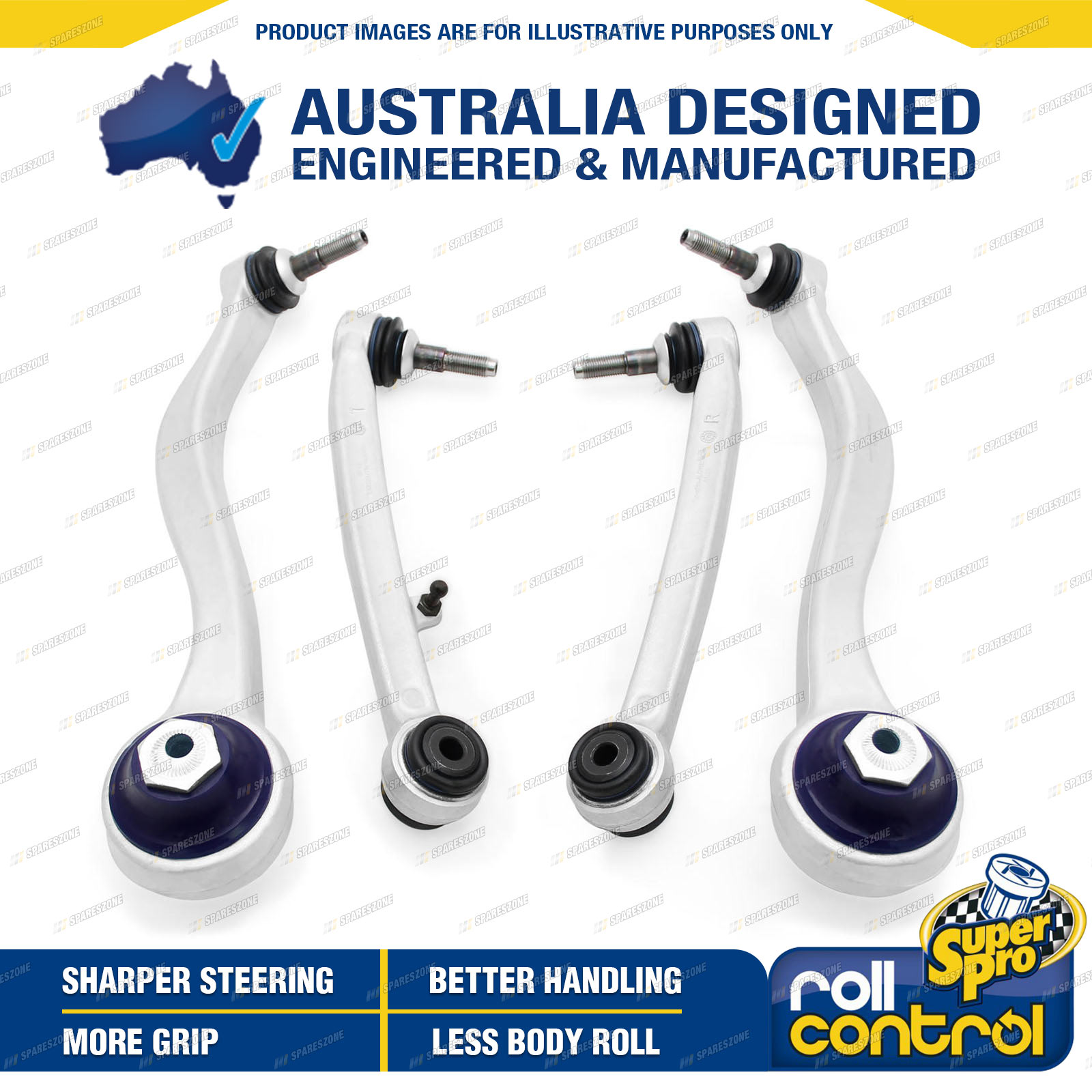 SuperPro Front Control And Radius Alloy Arm Kit for BMW 3 F30 F31 F35 ...