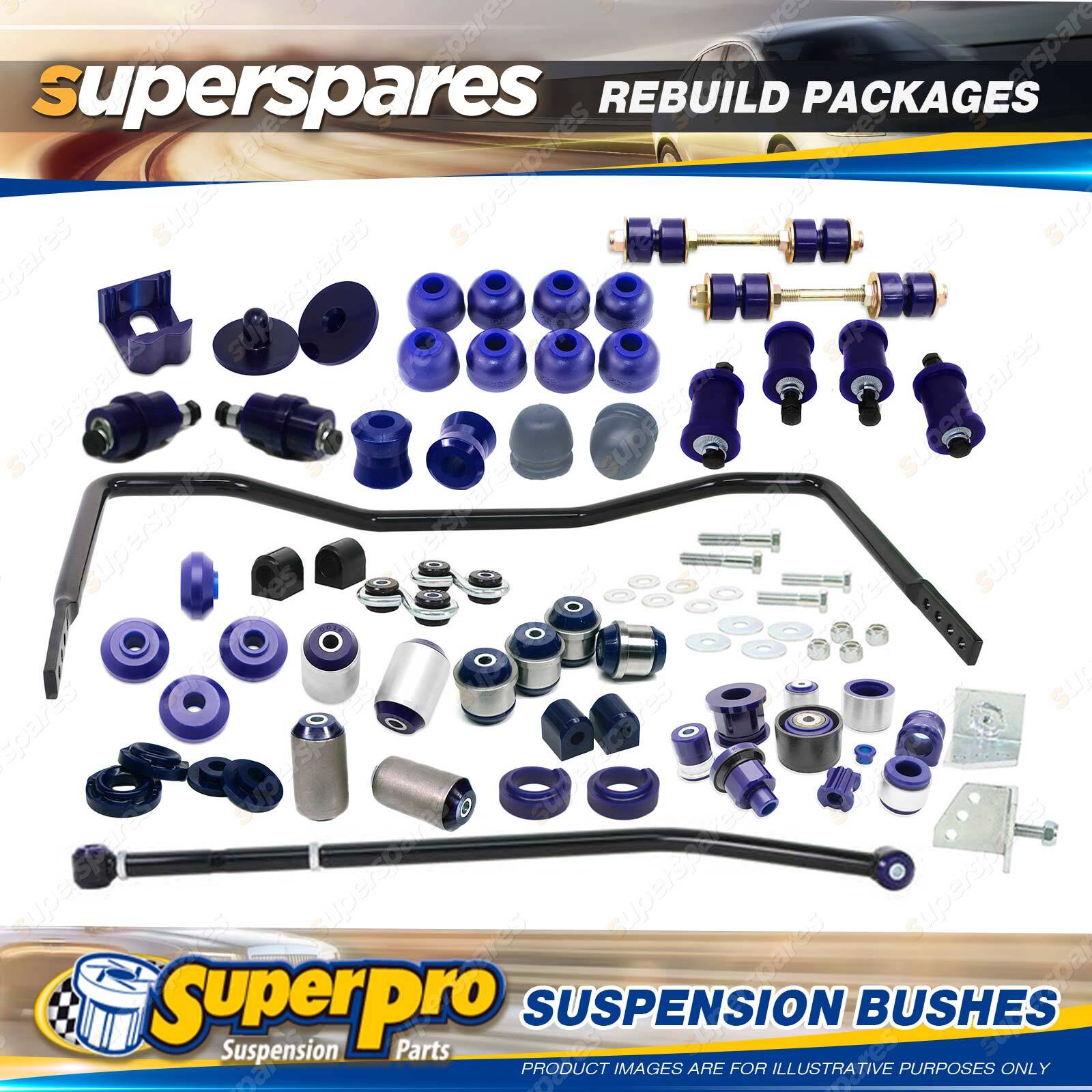 Rear Superpro Suspenison Bush Kit for Holden Commodore VR VS Sdn Wgn ...