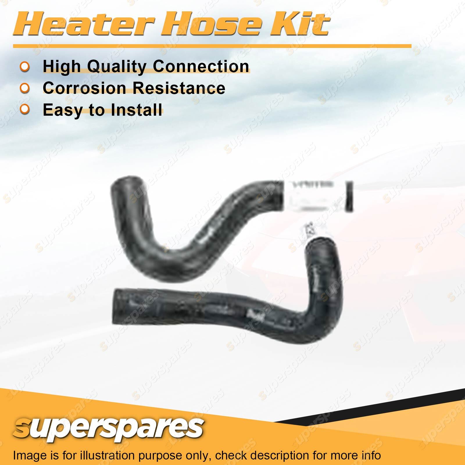Heater Hose Set for Nissan Navara D22 APUD22 2.5L YD25DDT 2008-2015 ...