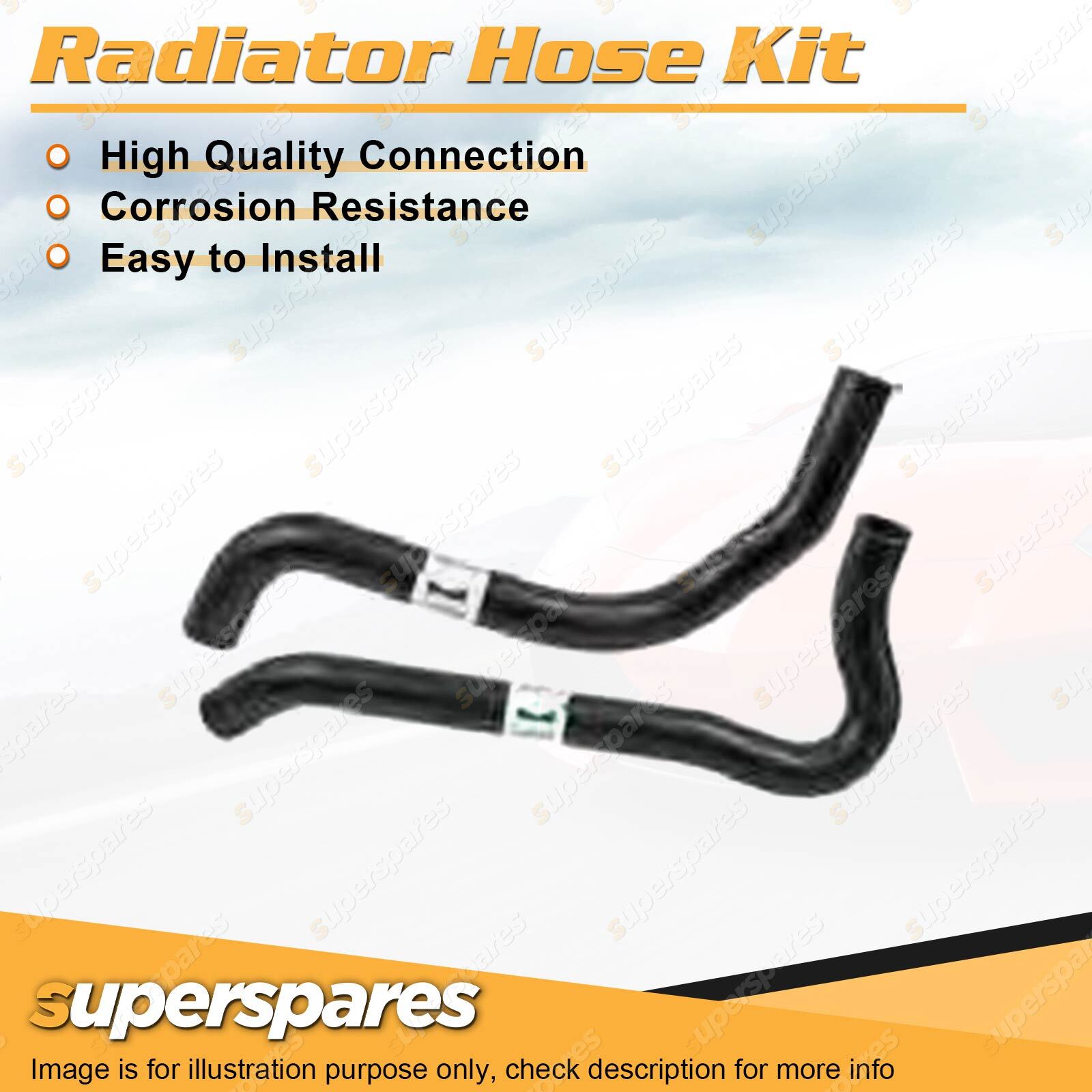 Upper+Lower Radiator Hose Kit for Hyundai I30 FD Elantra HD 2.0L G4GC ...