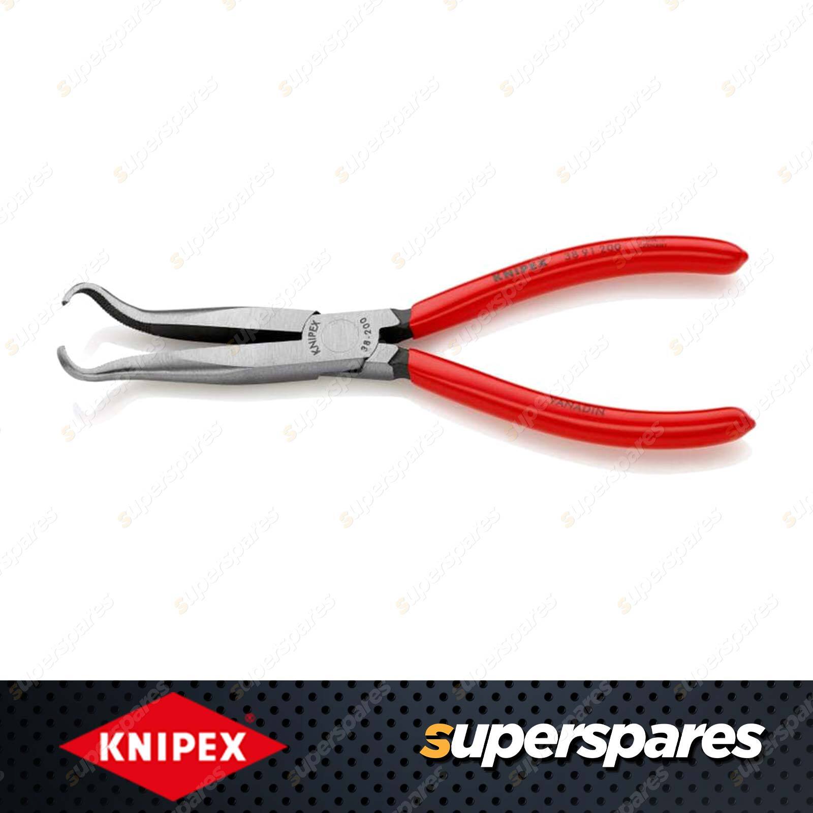 Knipex Spark Plug Socket Plier - 200mm with 45 Degree Angled Half-round ...