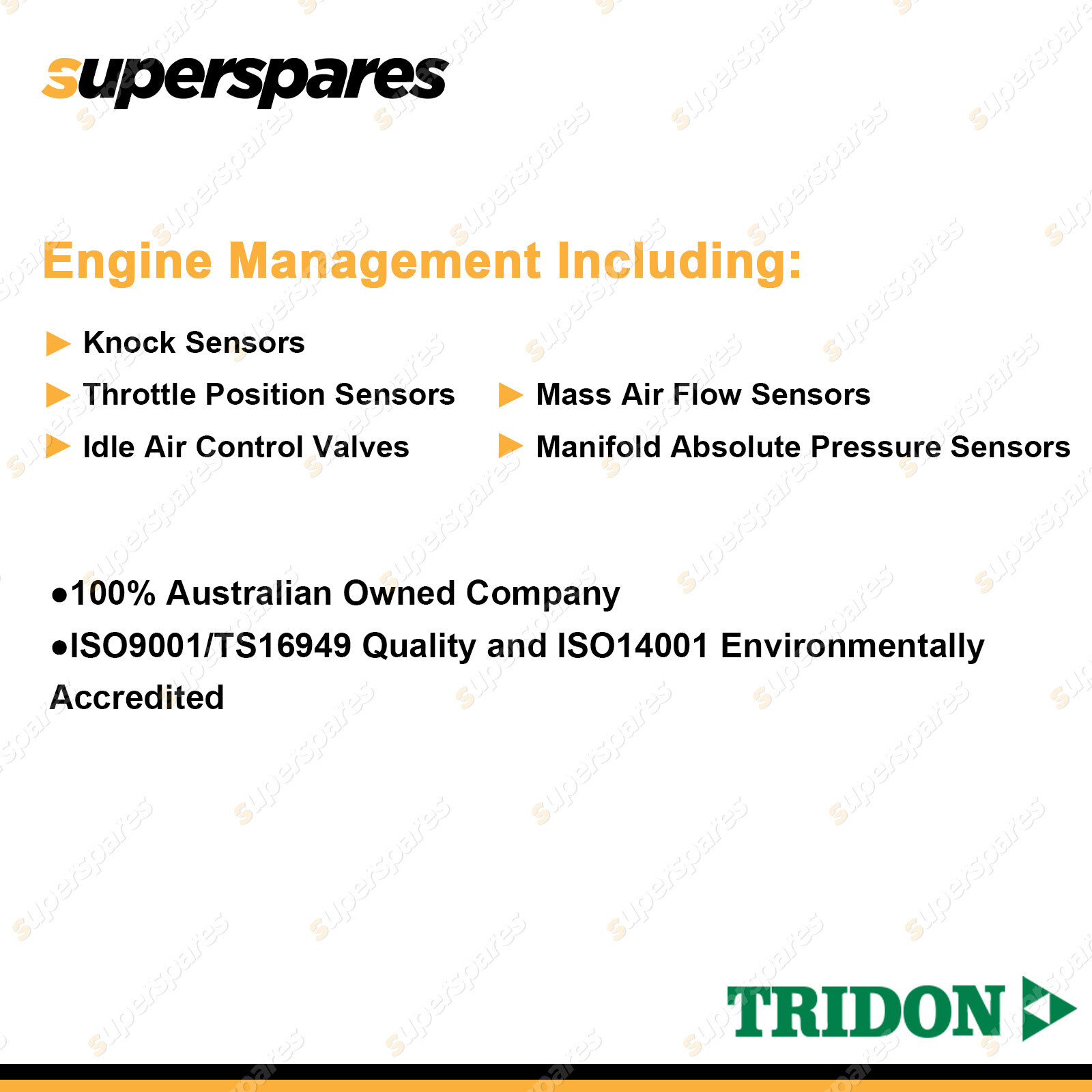 Tridon Meter Air Flow Sensor for Holden Rodeo TF93 TF97 2.6L 4ZE1