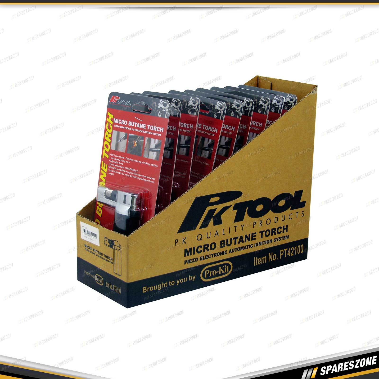 PK Tool Gas Burner - Micro Torch with Electronic Ignition Pizeo Auto ...