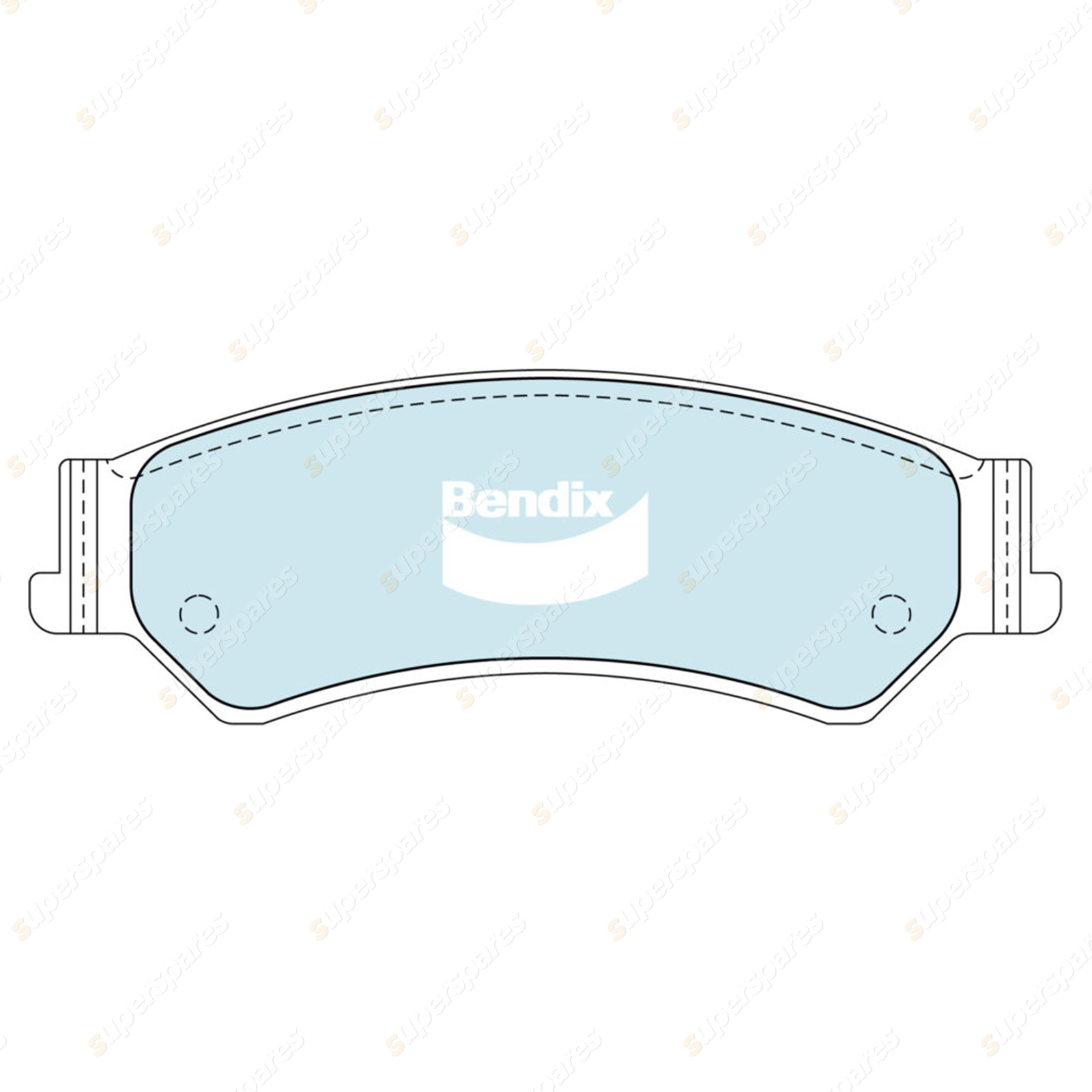 8Pcs F + R Bendix 4WD Brake Pads Set for Ford Fairlane Fairmont Falcon BA BF
