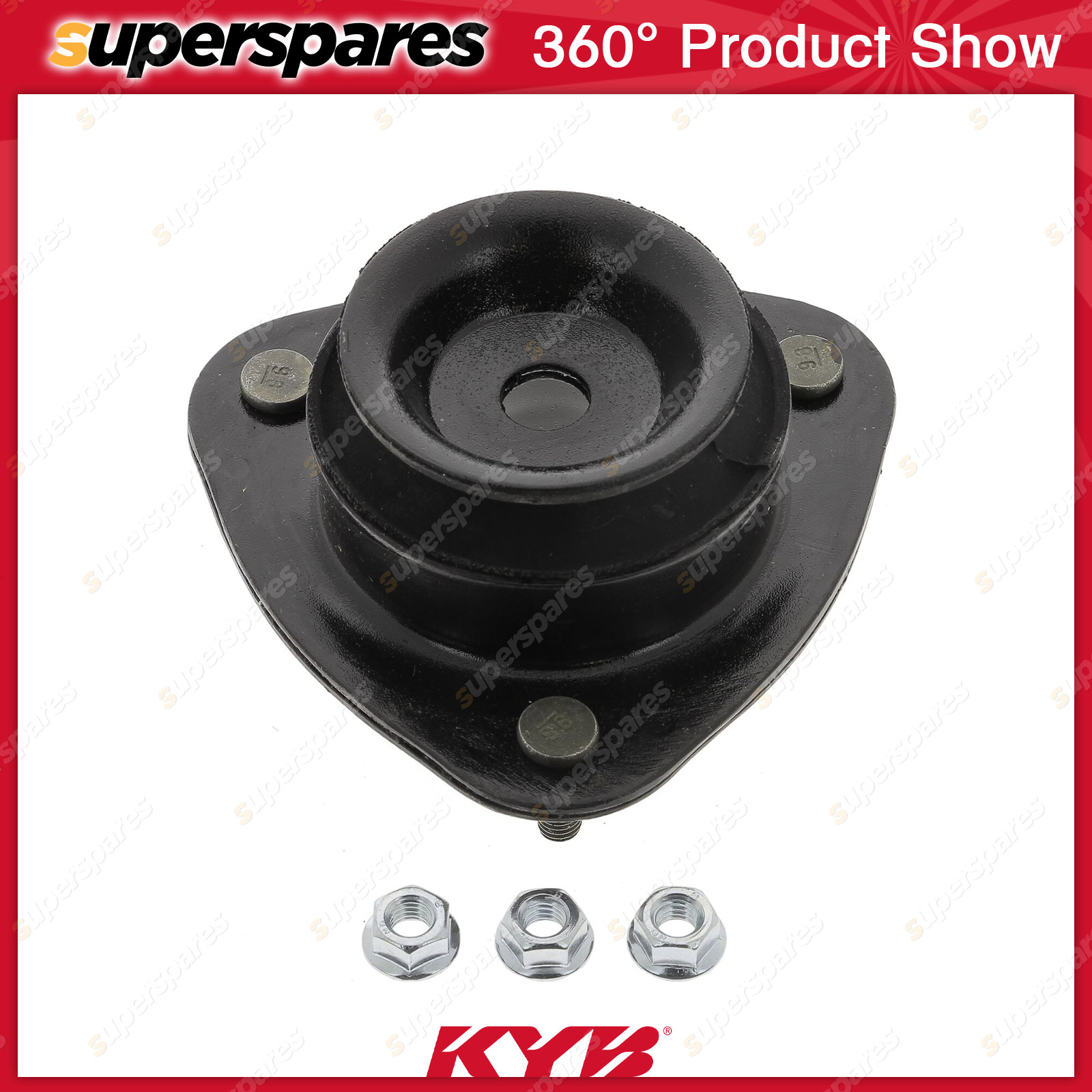 2x KYB Rear Strut Top Mounts for Subaru Impreza GC GF WRX Liberty BC BF ...