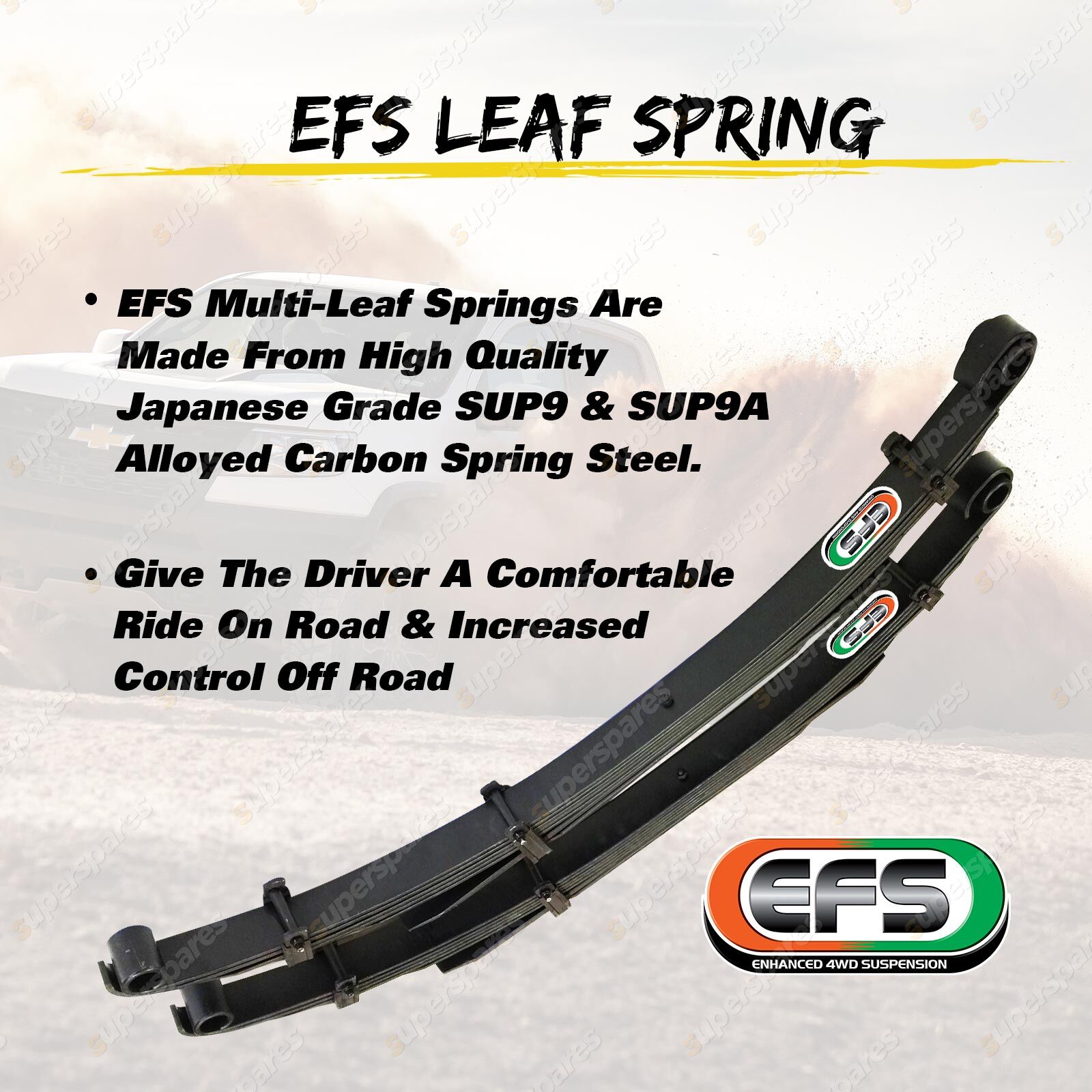 2" Lift Kit Titan 4X4 RAW Torsion Bar EFS Leaf for Toyota Hilux LN167 ...