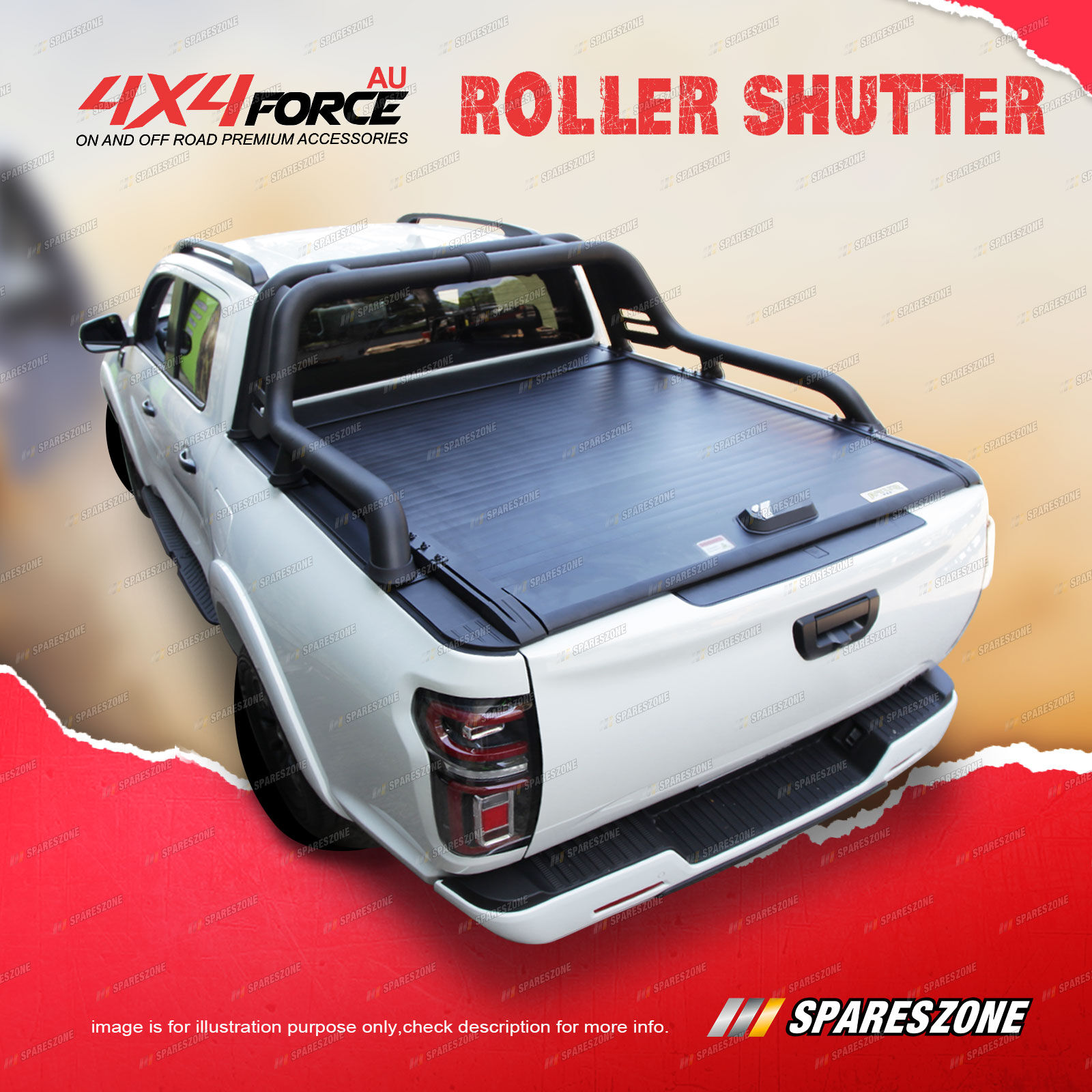 Retractable Tonneau Cover Roller Shutter Cover for Toyota Hilux Revo ...