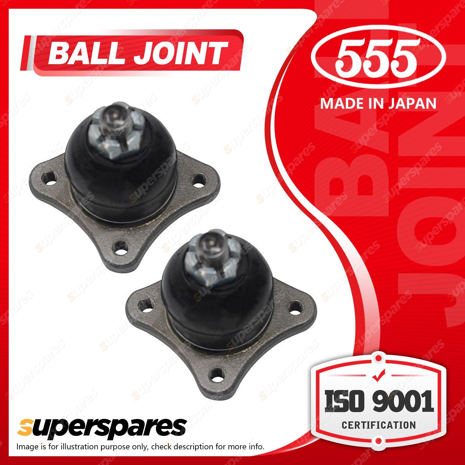 555 Upper Ball Joints for Mitsubishi Pajero NM NP NS NT Challenger PB ...
