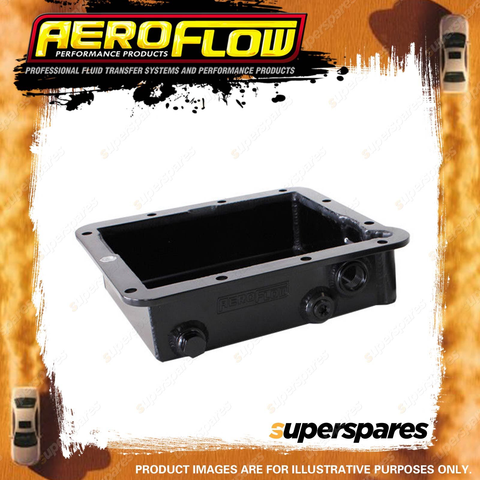 Aeroflow Black 3 Inch Transmission PAN + Filter Extension Black AF72 ...