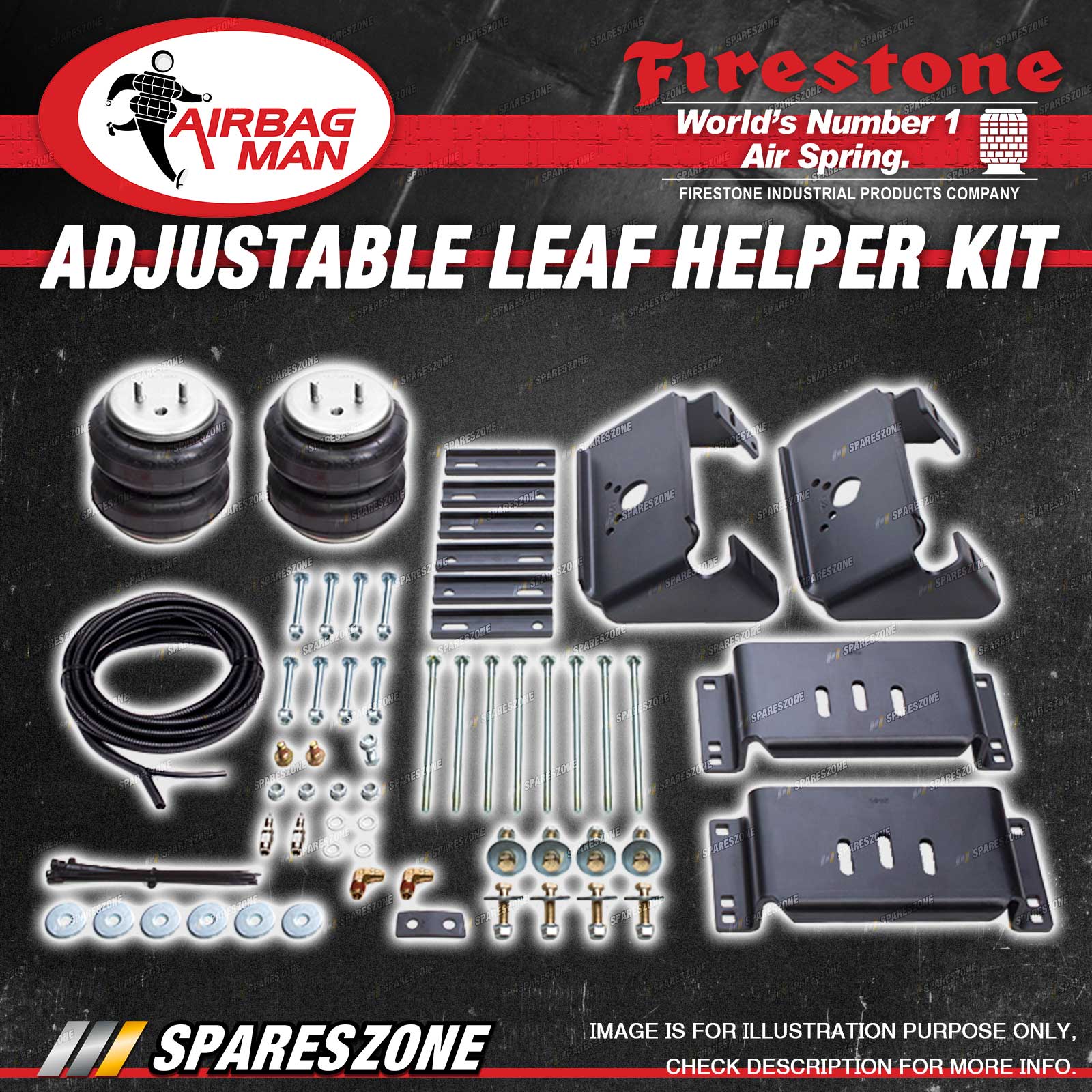 Airbag Man Air Suspension Leaf Springs Helper Kit Rear for FORD F350 F450