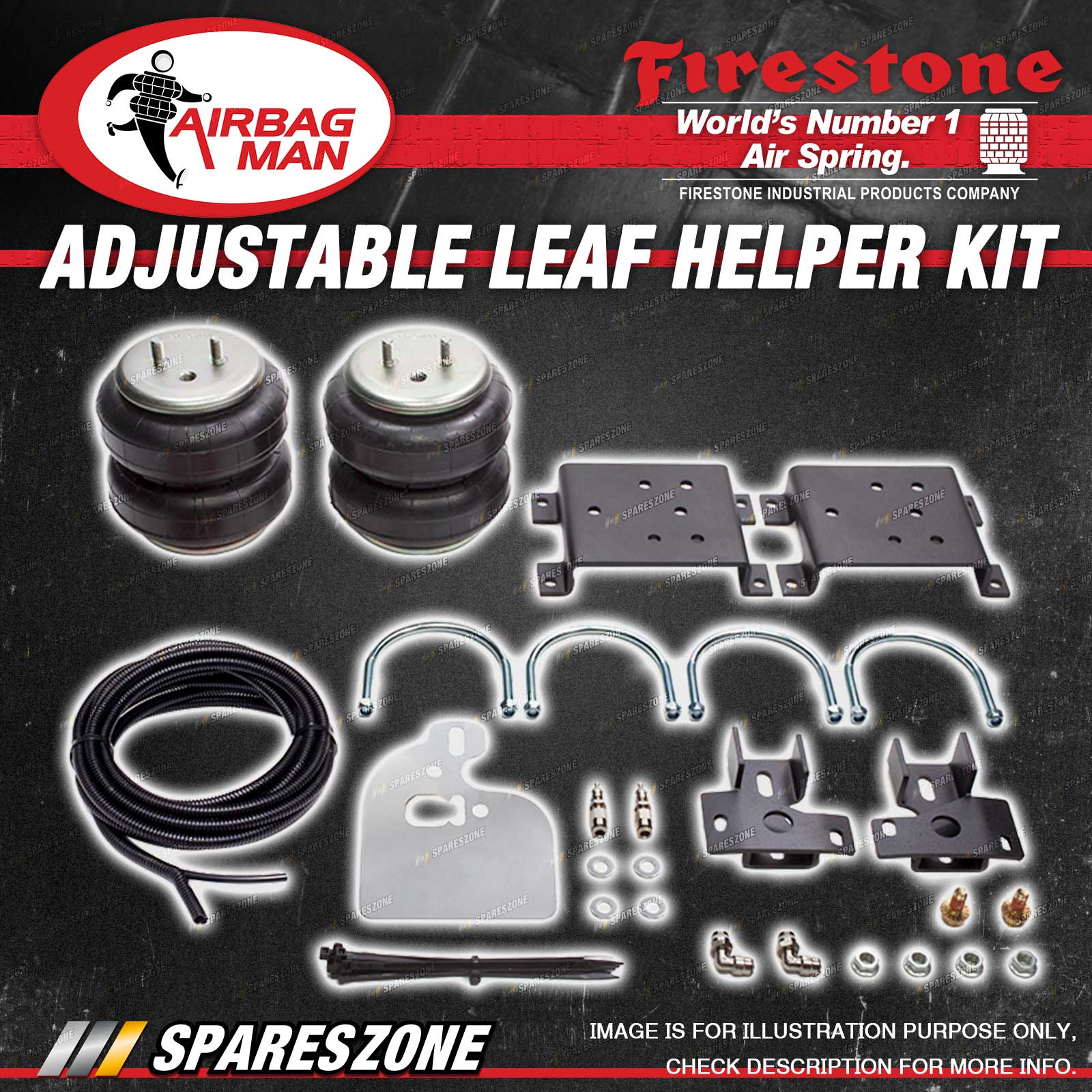 Airbag Man Air Bag Leaf Springs Helper Kit Rear for FORD FALCON Ute Cab ...