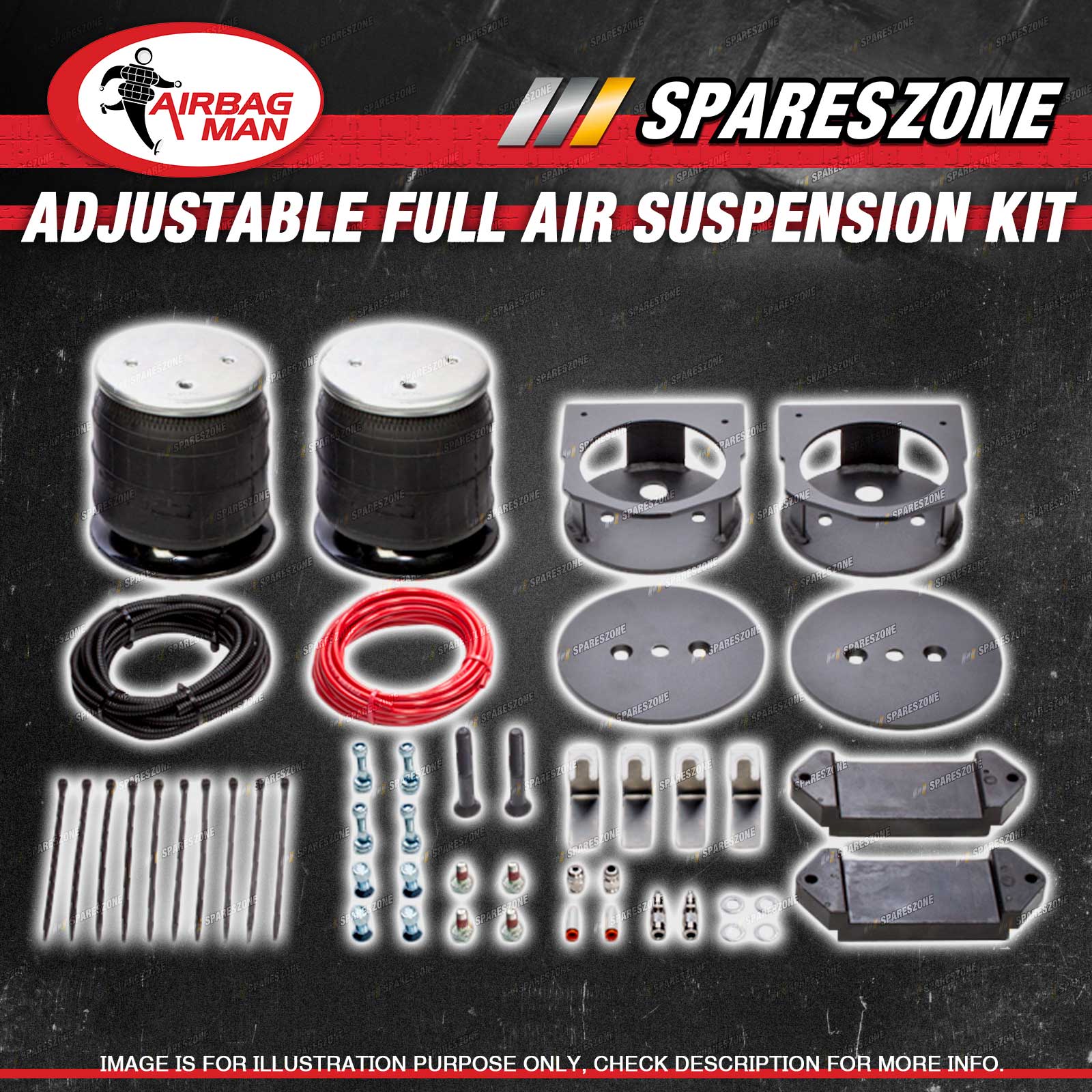 Airbag Man Full Air Suspension Kit Rear for LAND ROVER DEFENDER 110 ...
