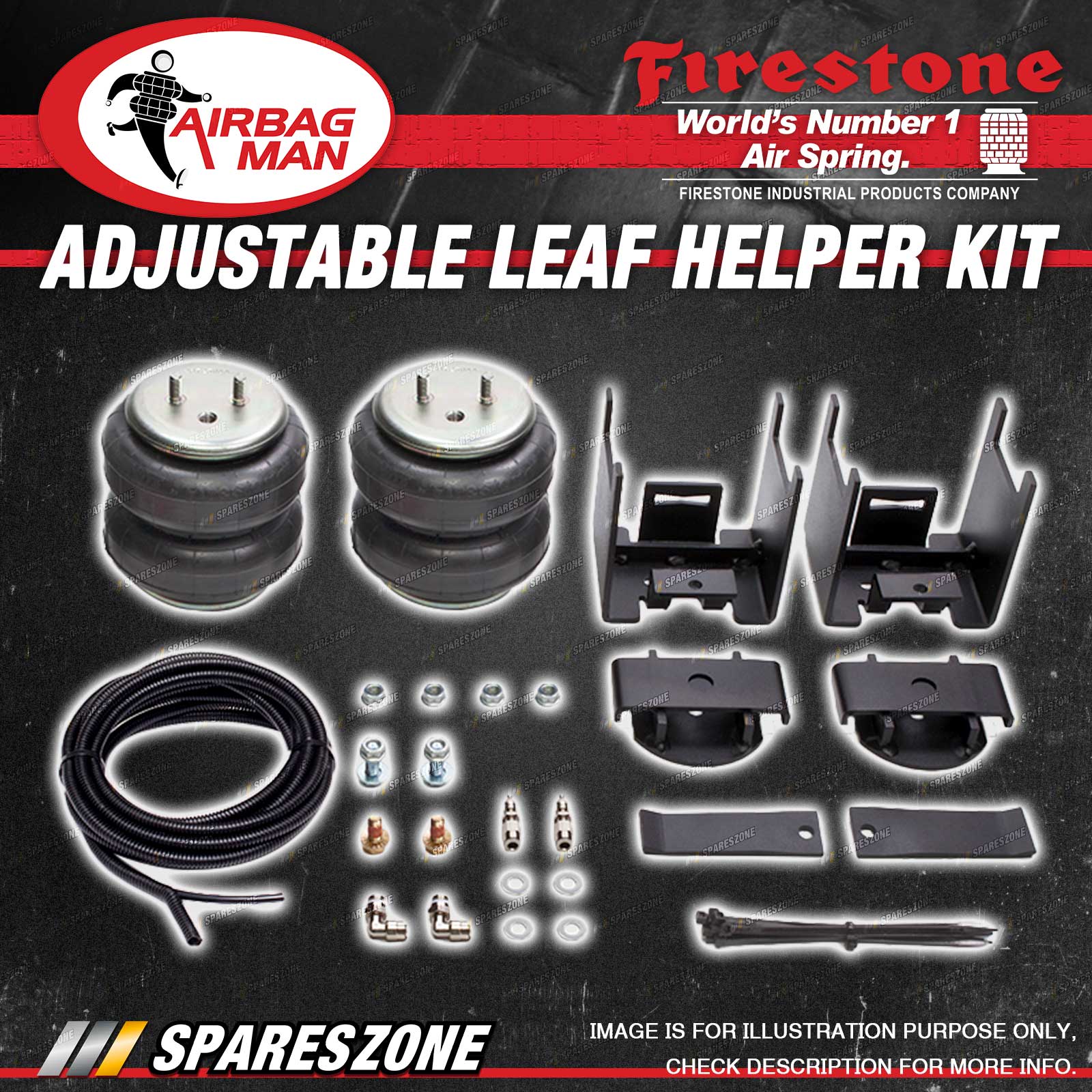 Airbag Man Air Leaf Springs Helper Kit Rear for TOYOTA 4 RUNNER HILUX ...