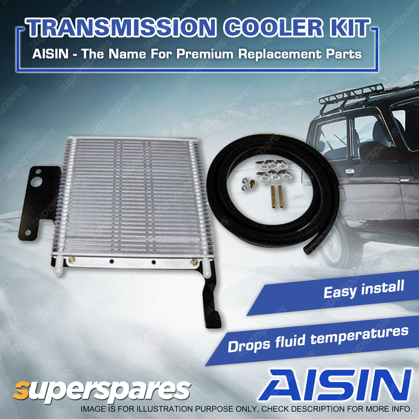 Aisin Transmission Cooler Kit for Holden Colorado 7 Trailblazer RG 2.5L ...