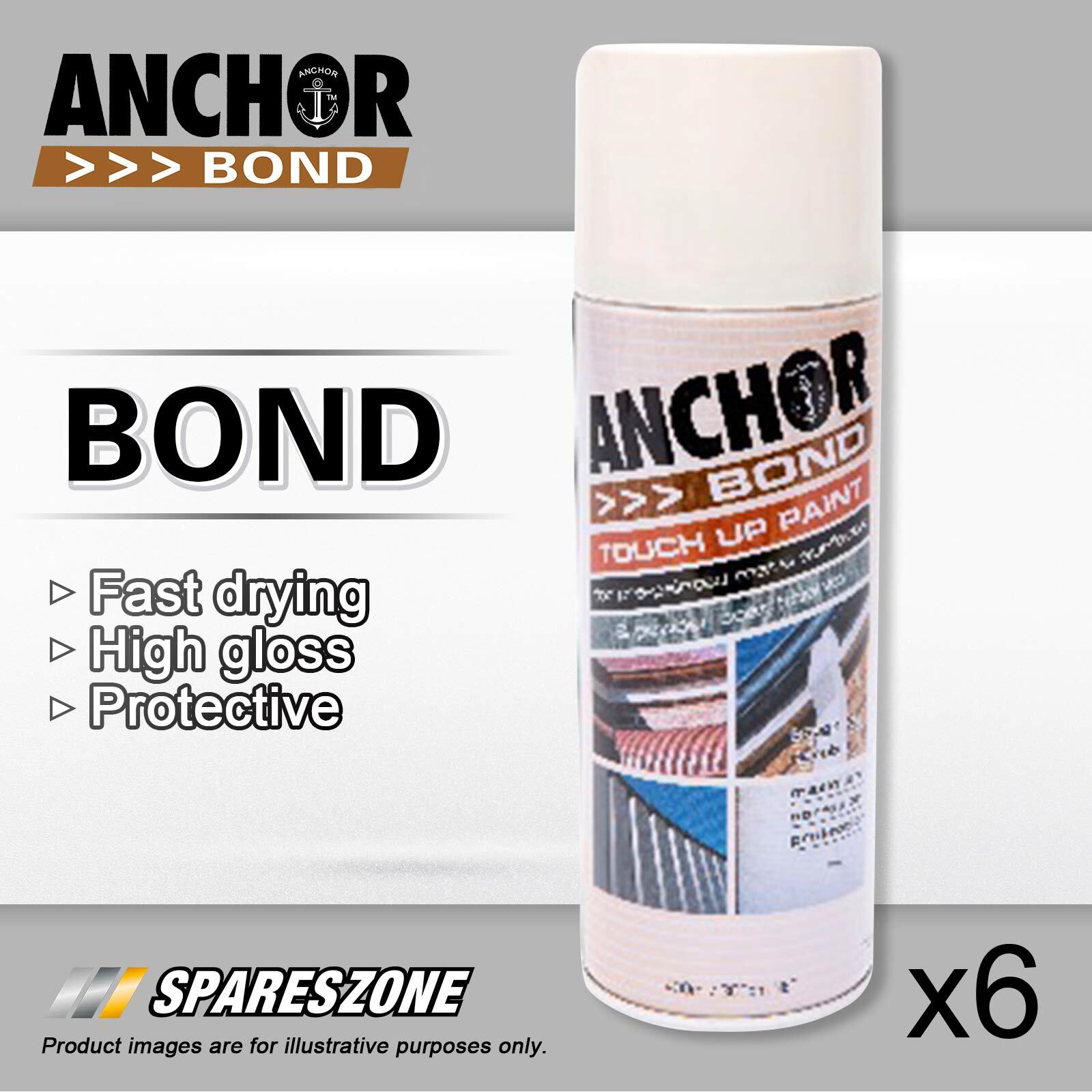 6 x Anchor Bond Southerly / Sea Breeze Paints 150 Gram For Repair On ...