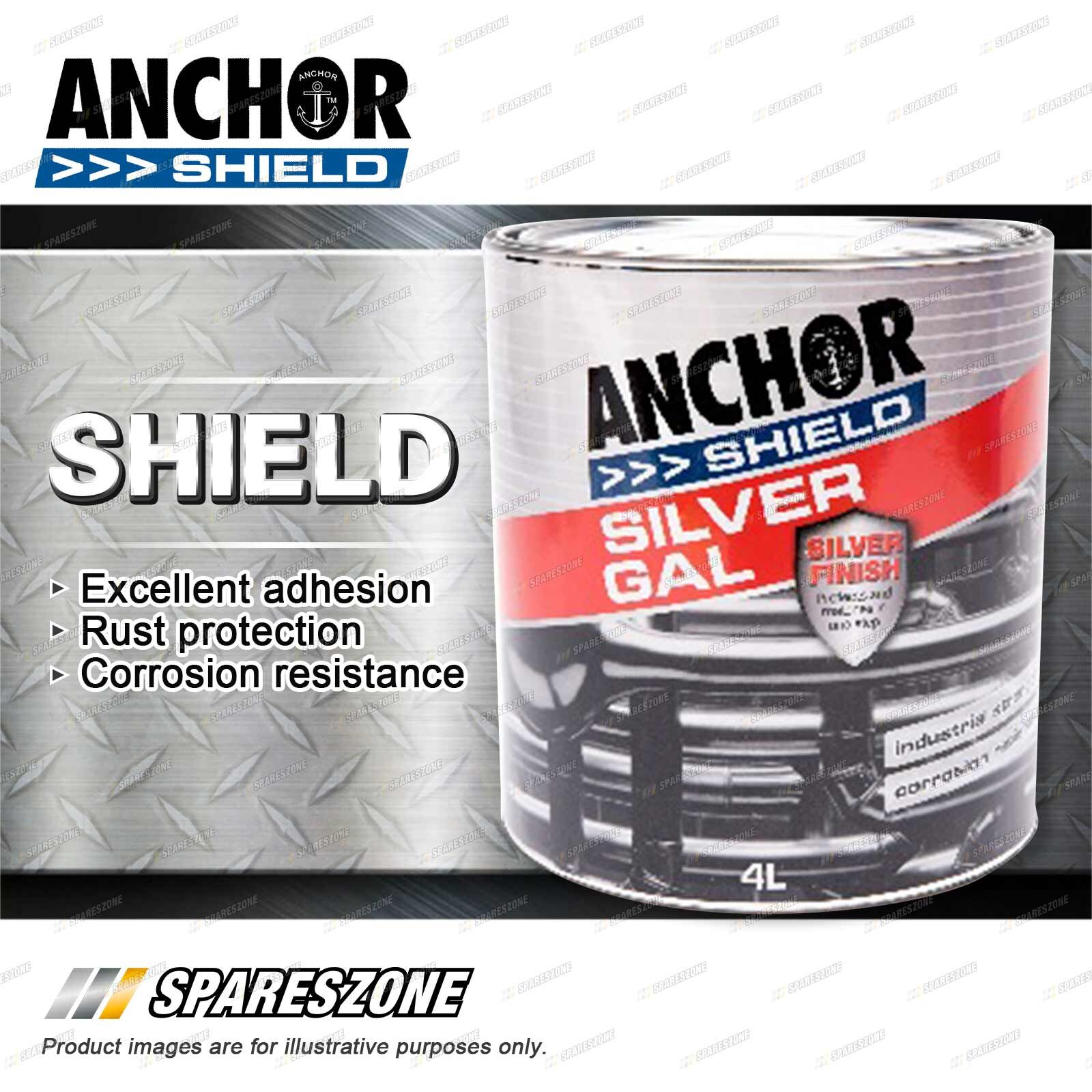 Anchor Shield Silver Gal 4L - Silver Galvanized Coating for Lasting ...