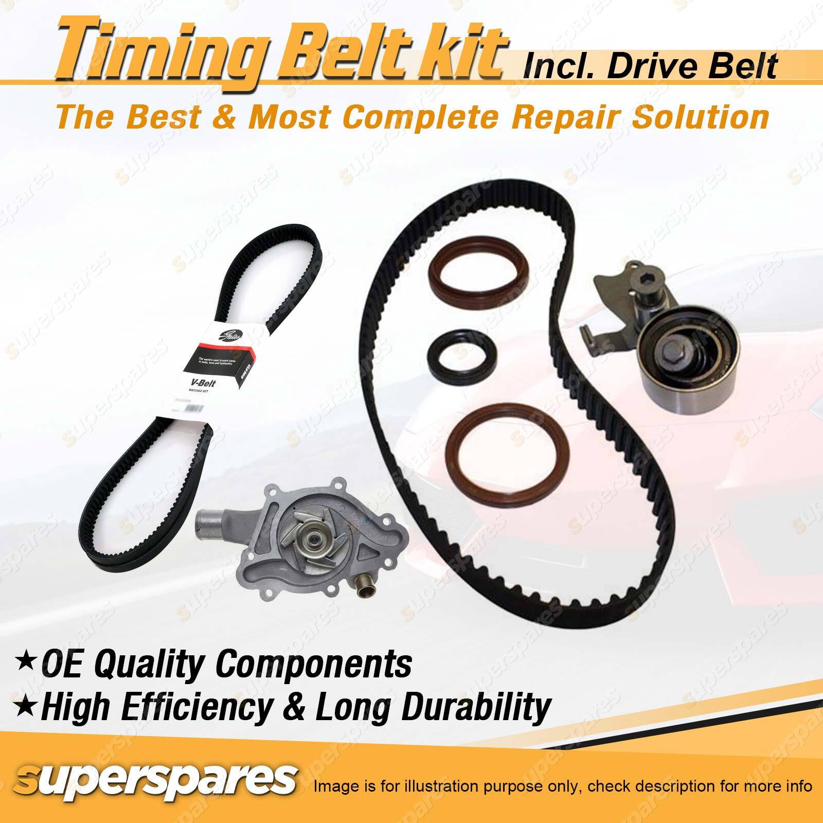 Timing Belt Kit & Gates Belt for Toyota Coaster HZB30 4.2L 1HZ Inj RWD ...