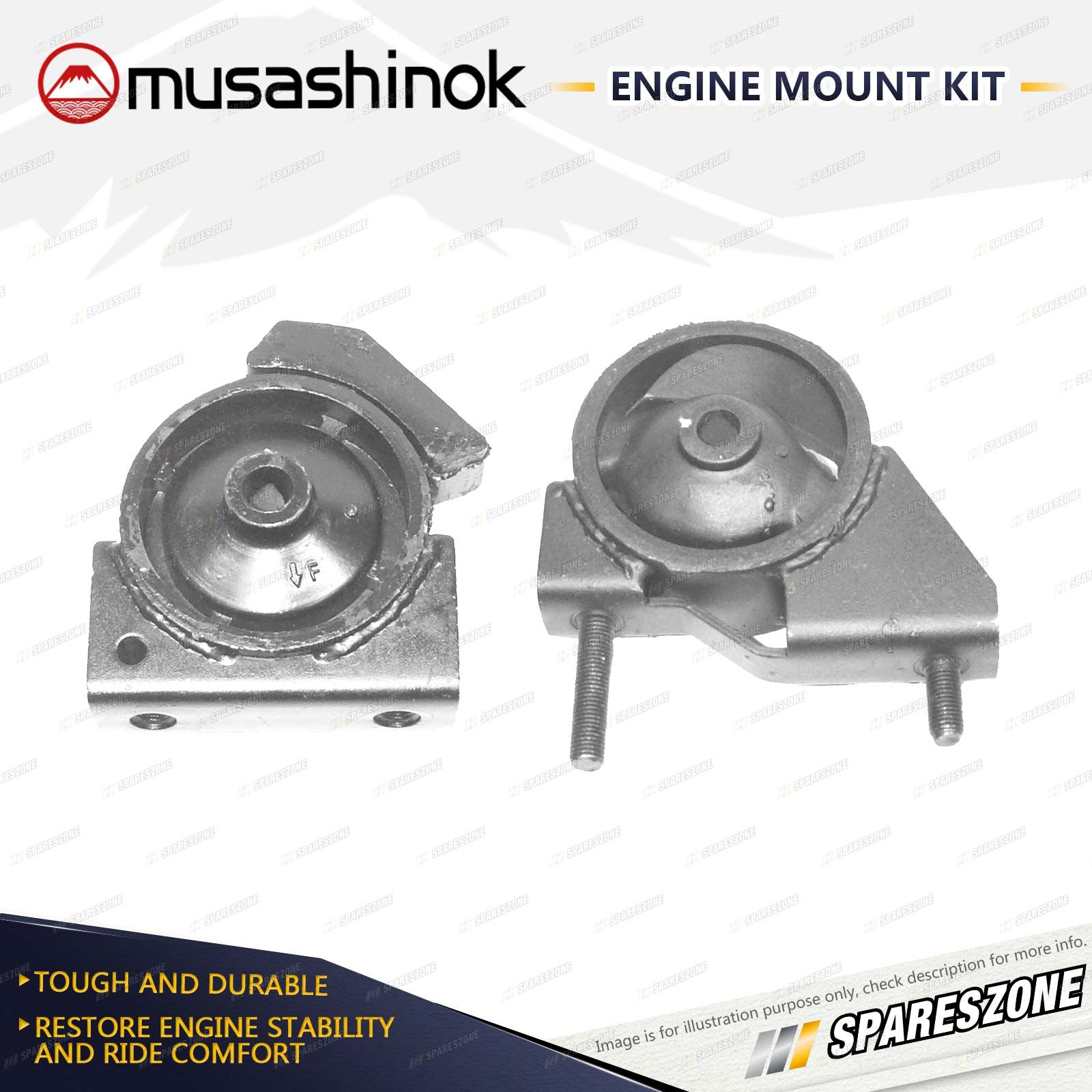 Front + Rear Engine Mount Kit for Toyota Corolla AE92 AE93 AE94R 1.6 1 ...