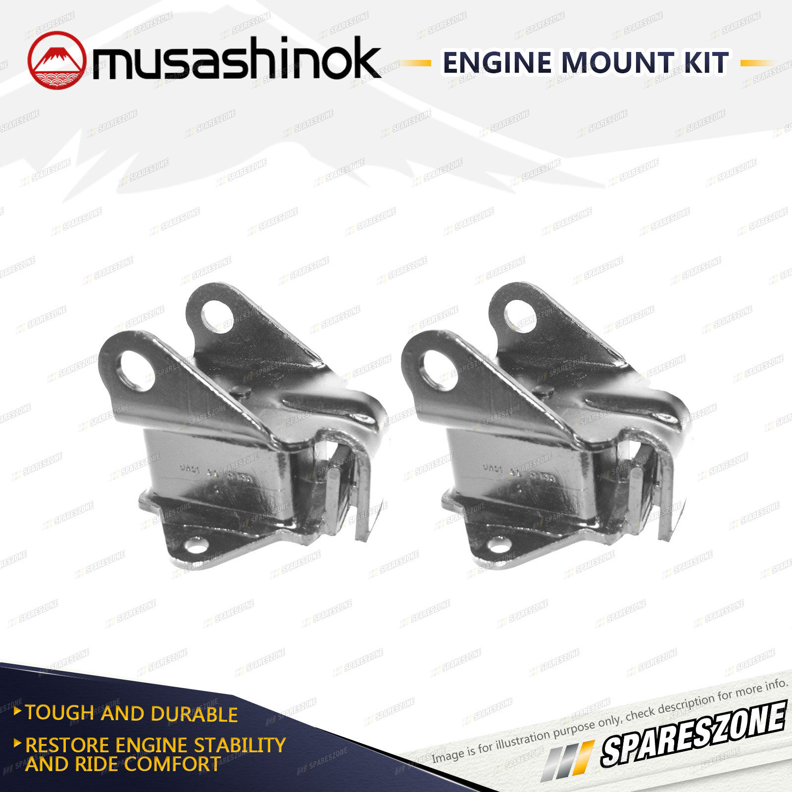 Rear LH + Rear RH Engine Mount Kit for BMW 330i F30 F31 F34 2.0L B48B20 ...