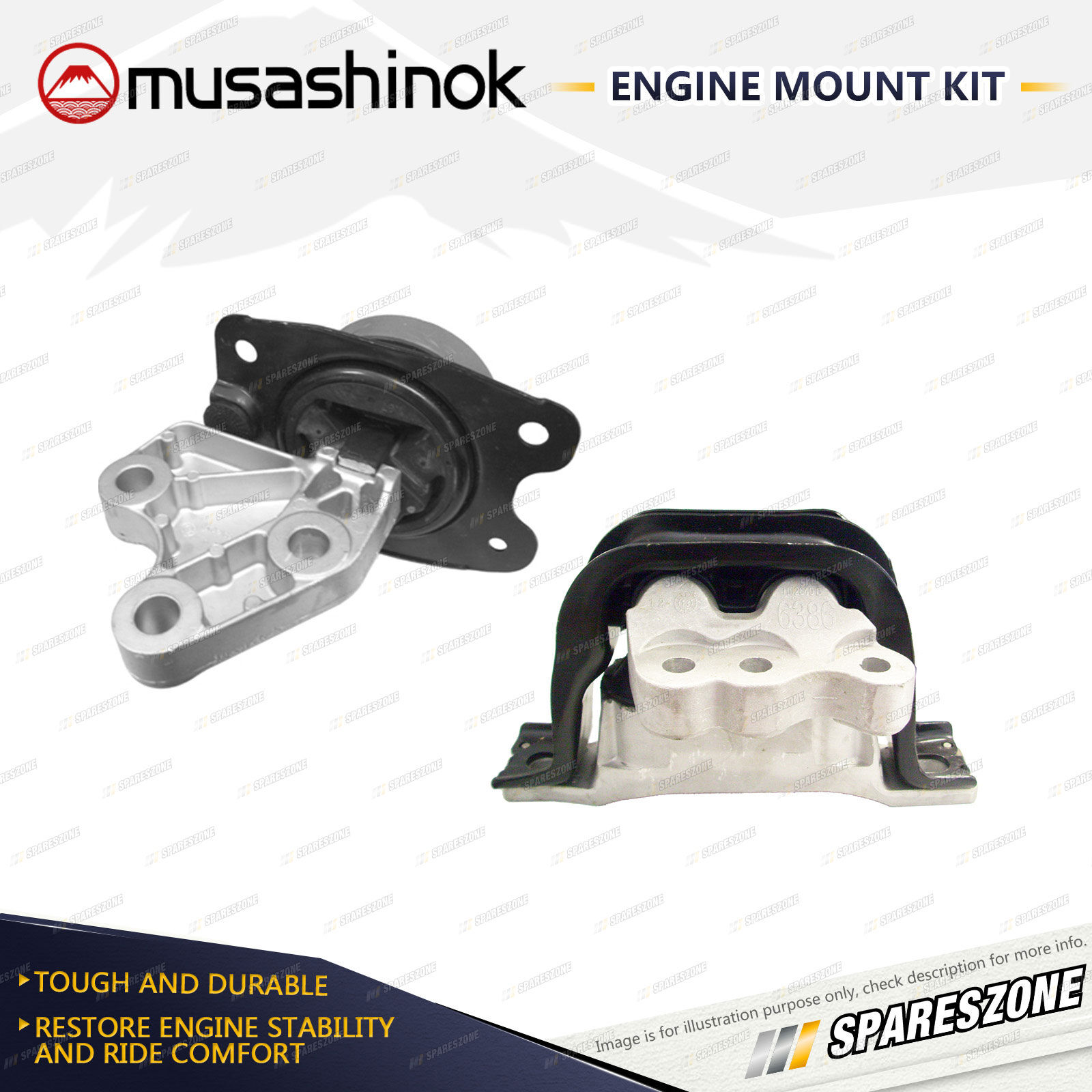 LH + RH Engine Mount for Holden Captiva 5 7 CG 2.4L 4Cyl FWD LE5 11-12 ...