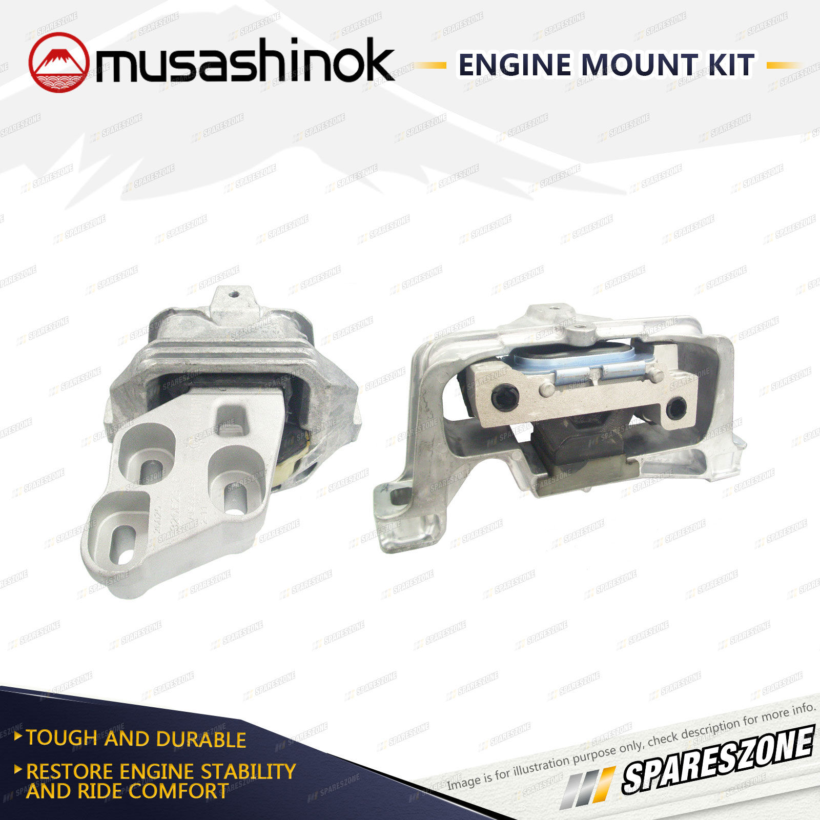 LH + RH Engine Mount for Mercedes A180 A200 A200 A250 W176 B180 B200 ...