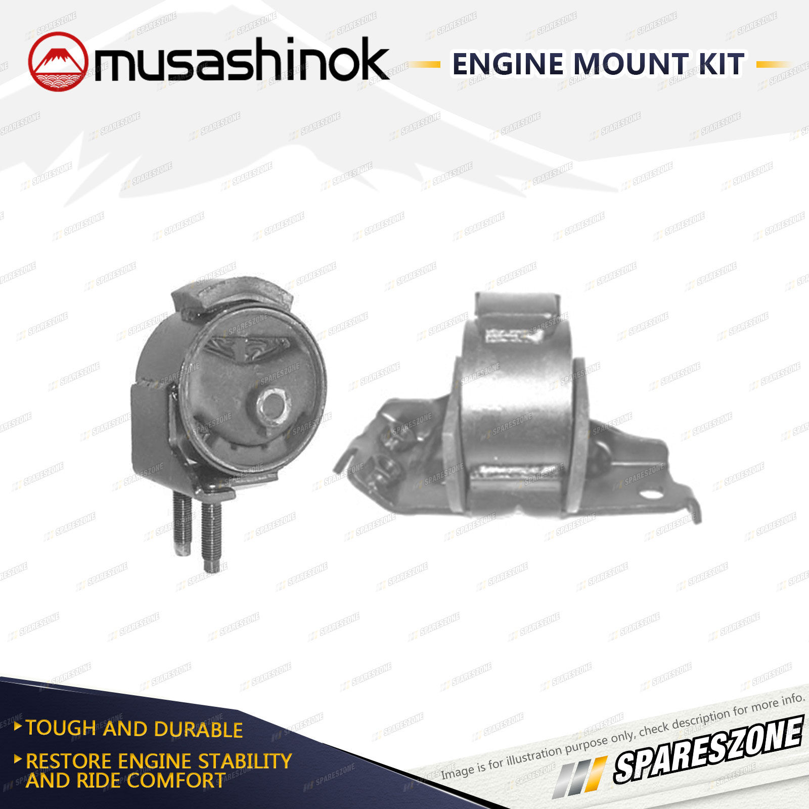 LH + RH Engine Mount for Toyota Celica ST162 2.0L 3SGE 3SFE 85-89 Auto ...