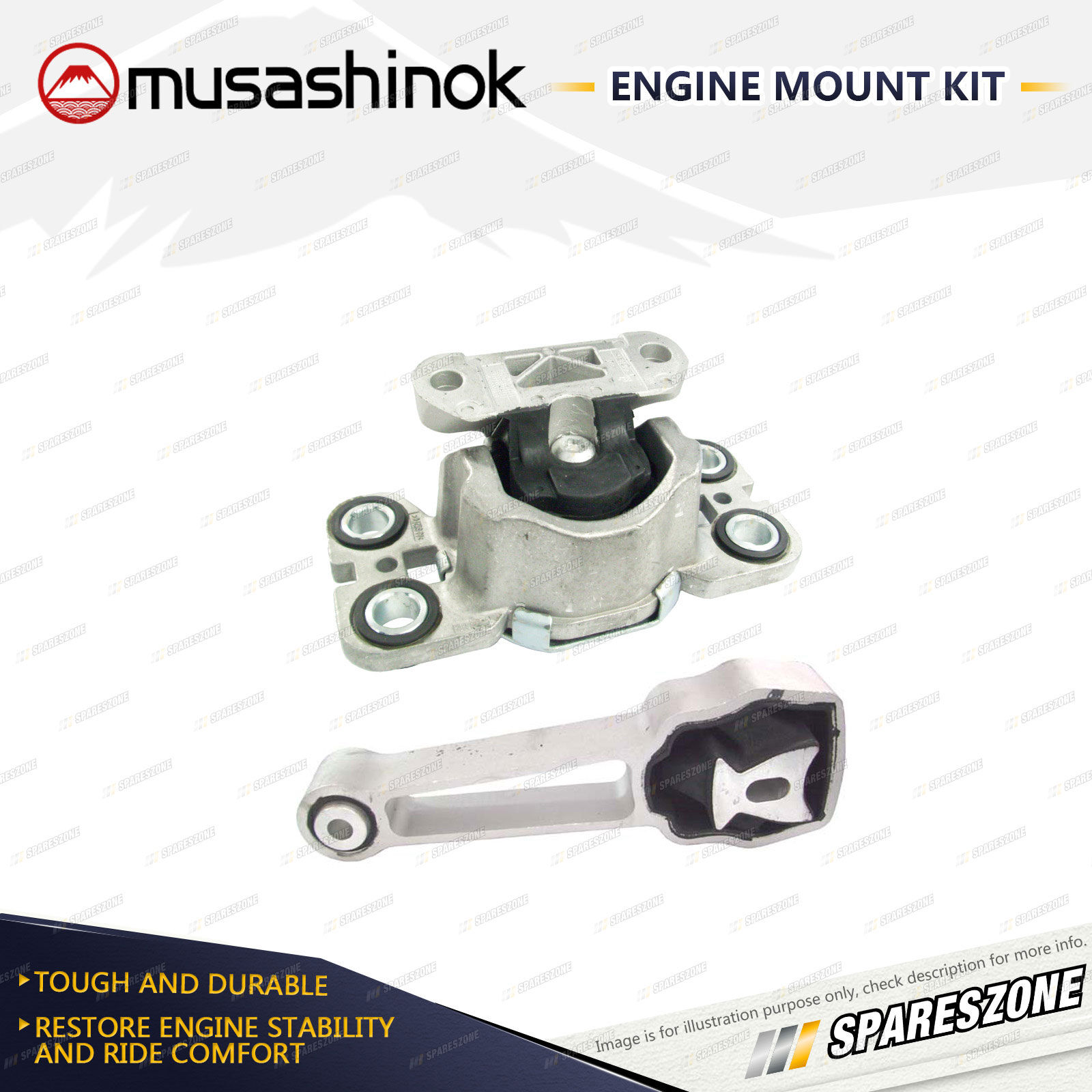 LH + RH Engine Mount for Volvo S60 D5 V60 Polestar XC70 D5 2.4L 3.0L 10 ...