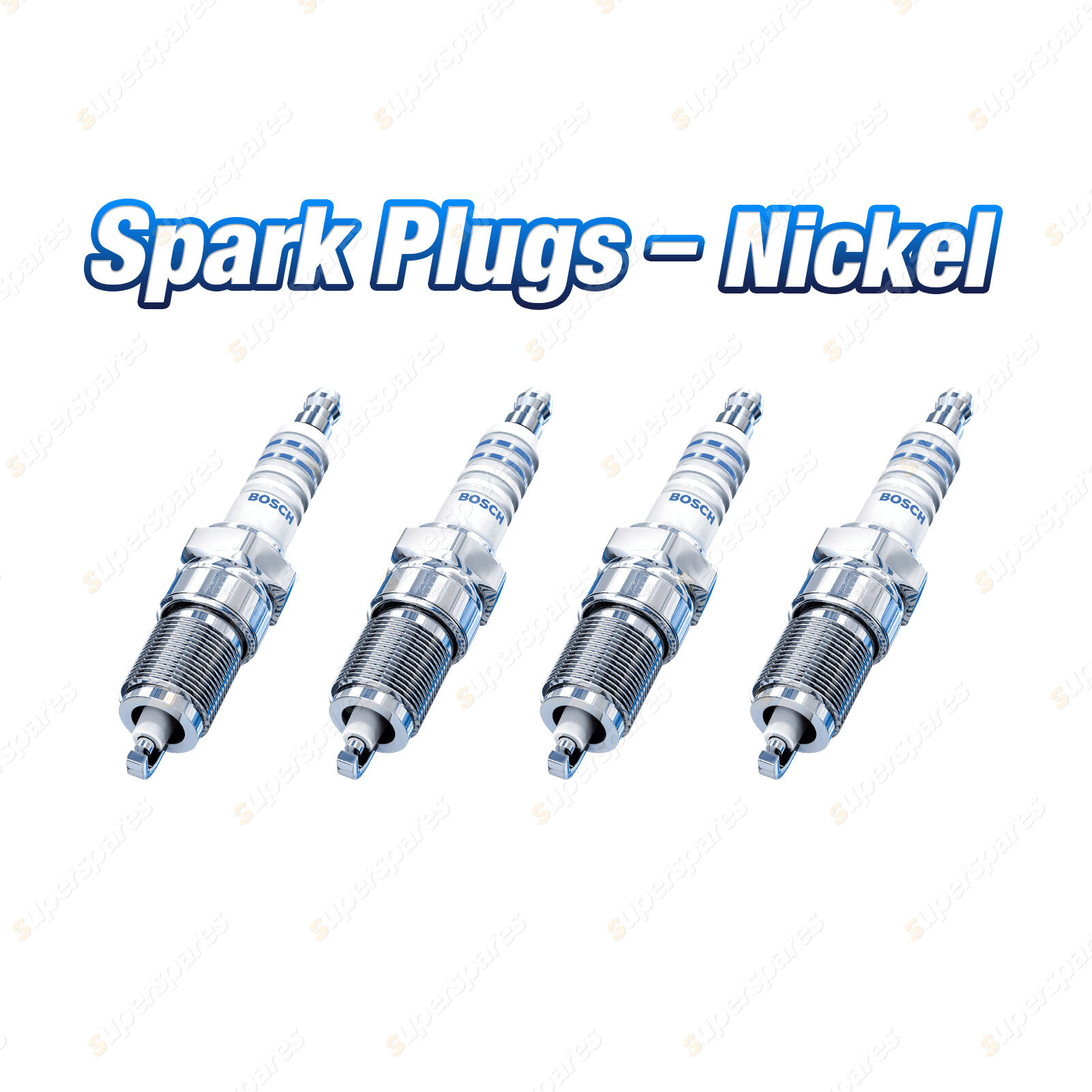 4 x Bosch Spark Plugs for Toyota Dyna Hiace Hilux YH YU YY RH RZH RN RZN YN