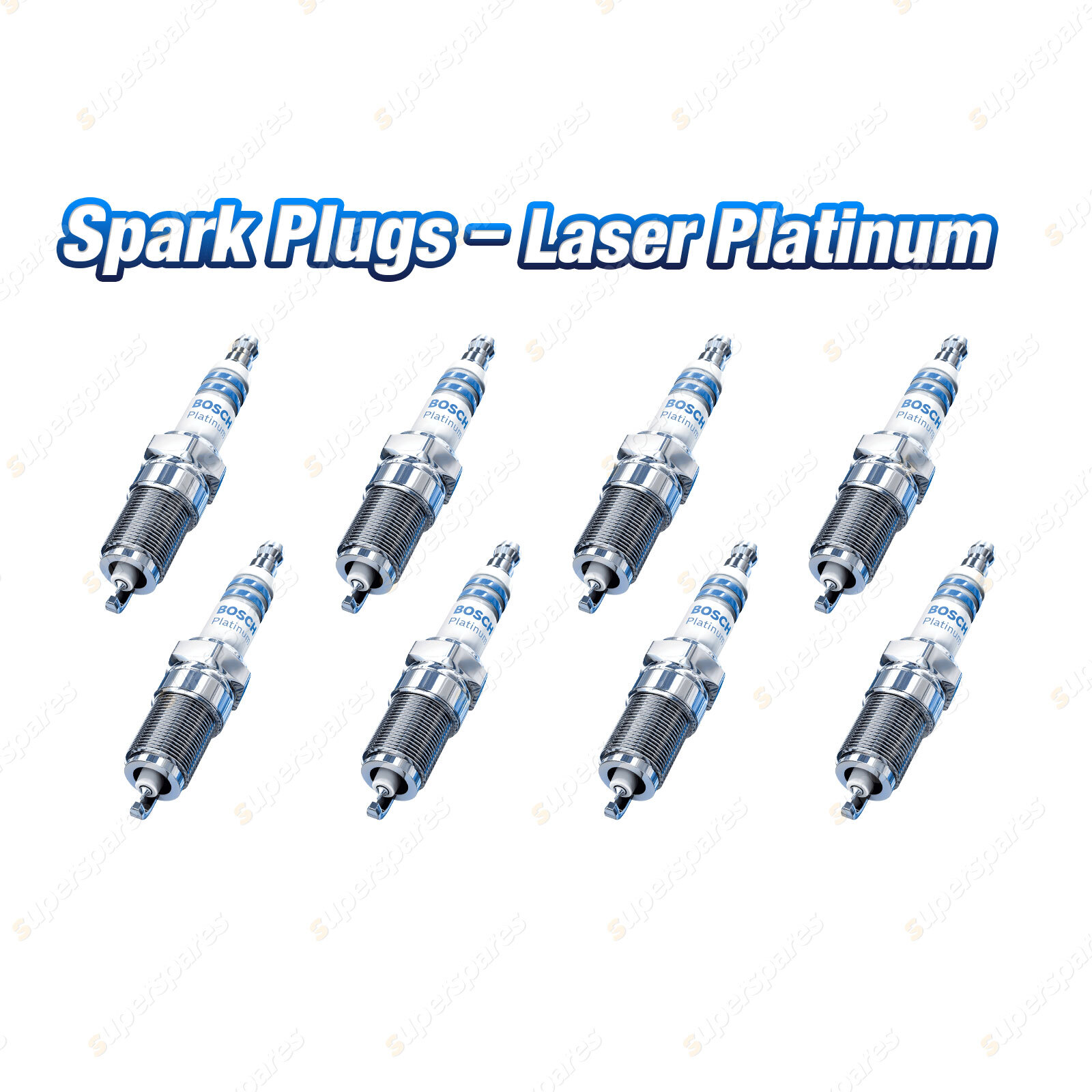 8 Bosch Laser Platinum Spark Plugs for Benz 450 SL SLC 500 SE SEL SEC ...