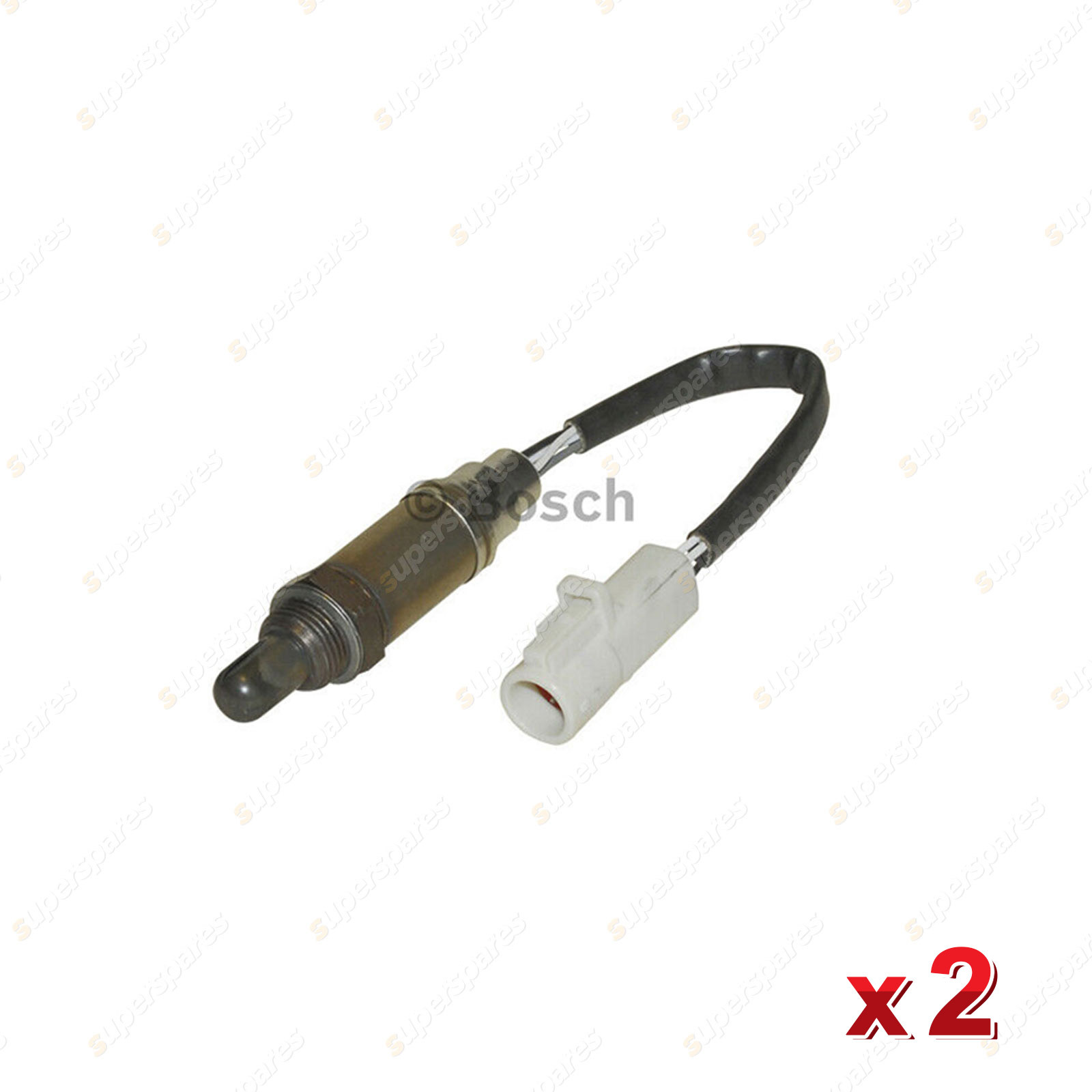 2 x Bosch Oxygen Lambda Sensors for Ford Falcon FG X BF Fairlane ...