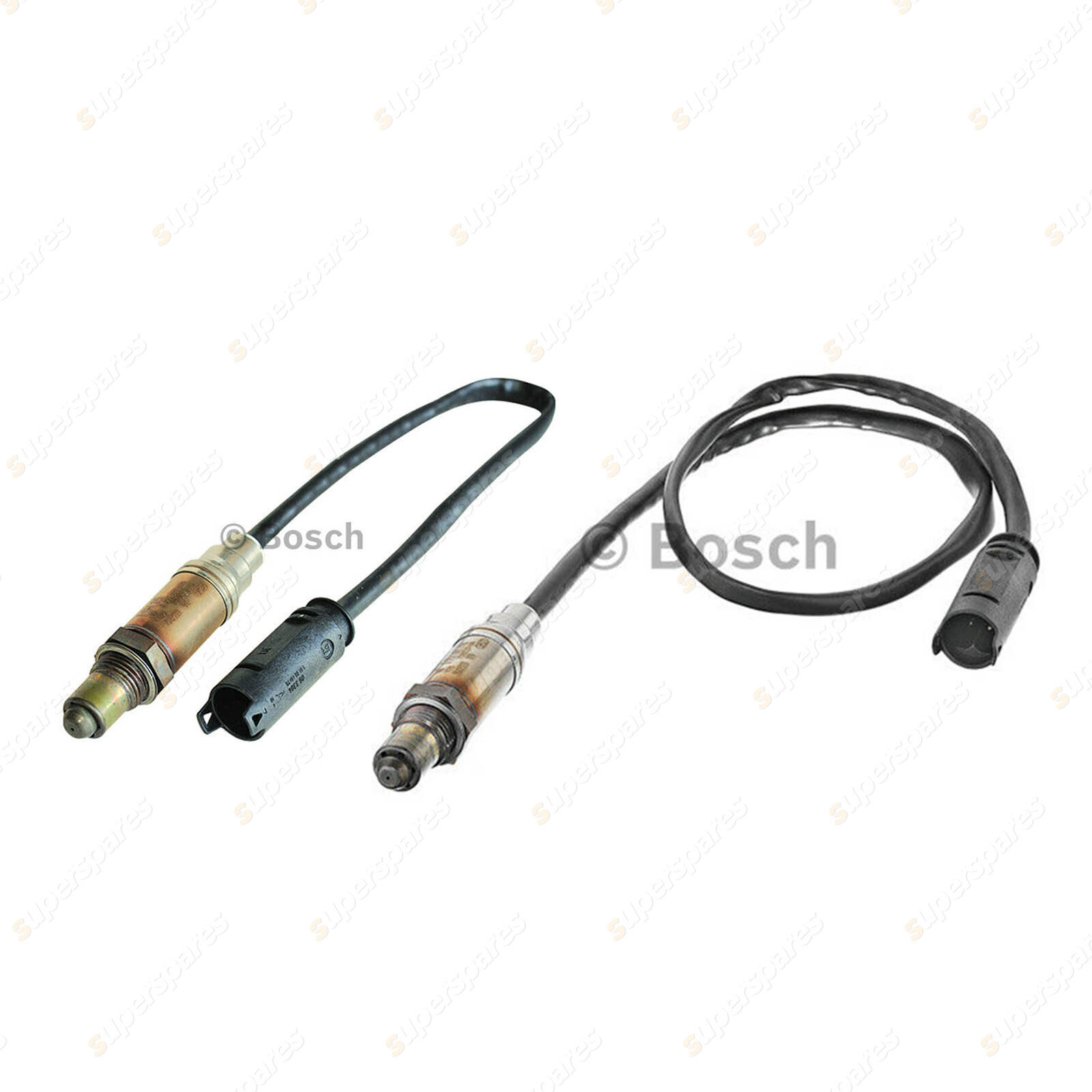 2 x Bosch Post-Cat Oxygen Lambda Sensors for BMW 318CI 318I E46 105KW ...