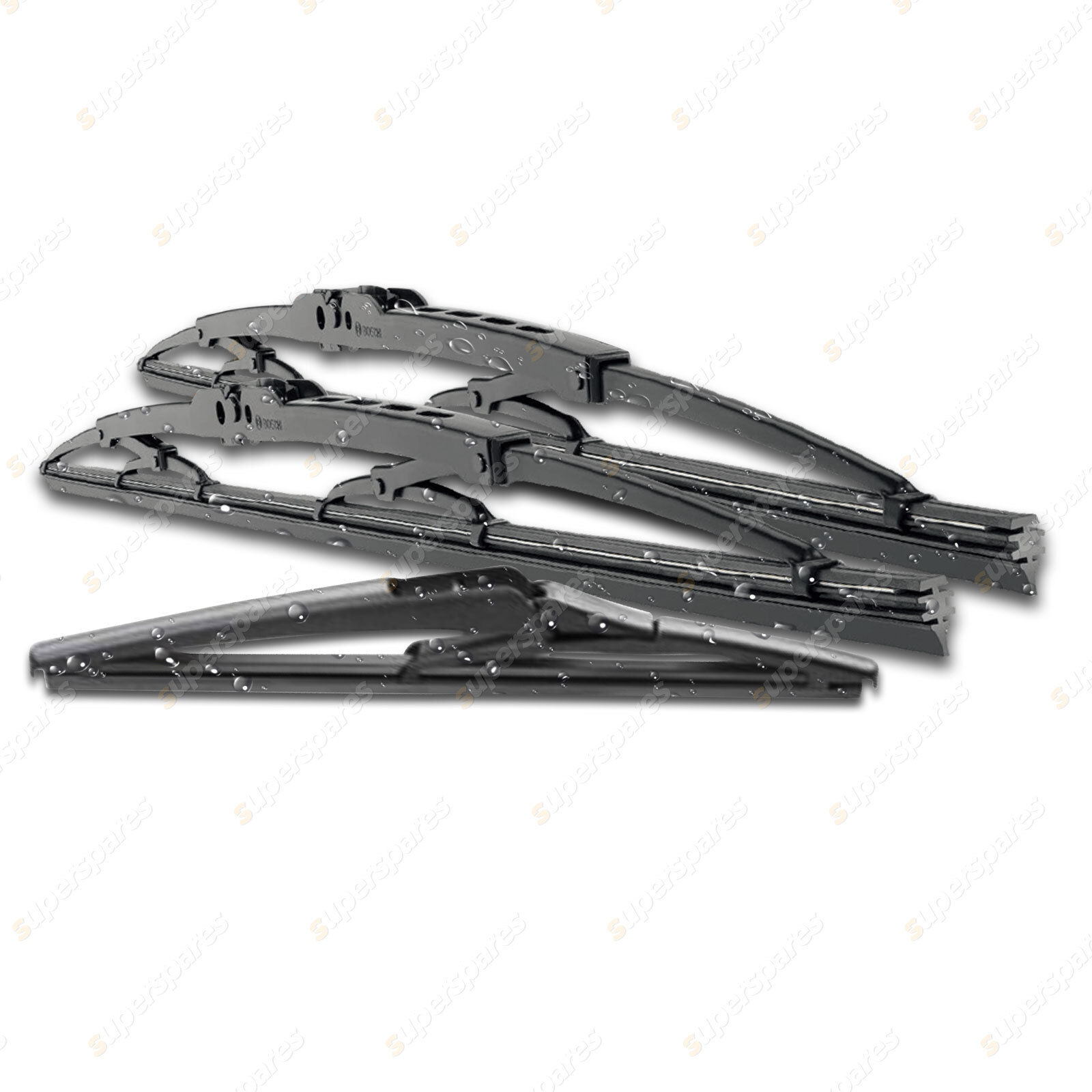 Bosch Front + Rear Wiper Blades for BMW Mini R56 11/2006-3/2012 480mm