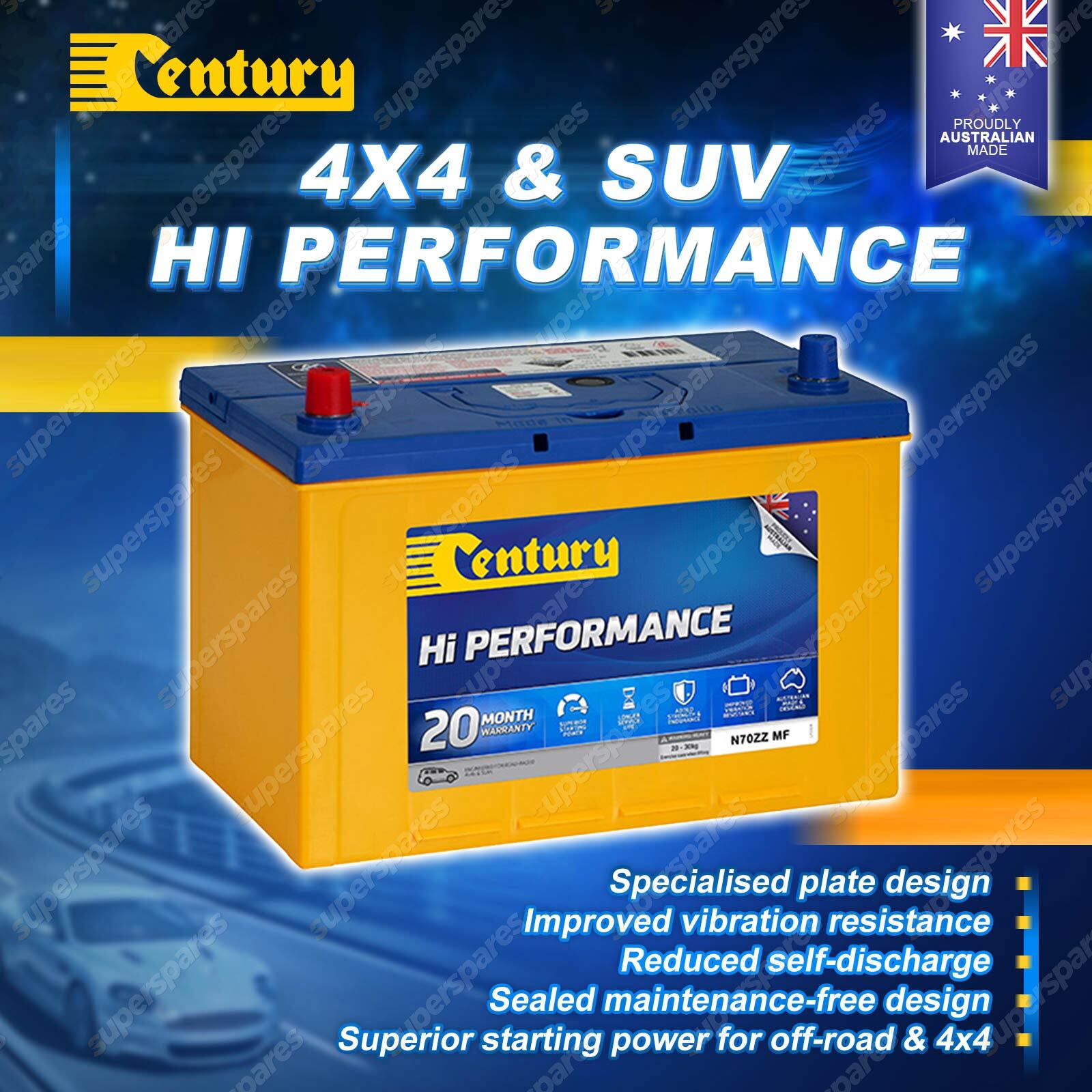 Century Hi Performance 4X4 Battery for Hyundai Iload Imax 2.5 CRDi ...