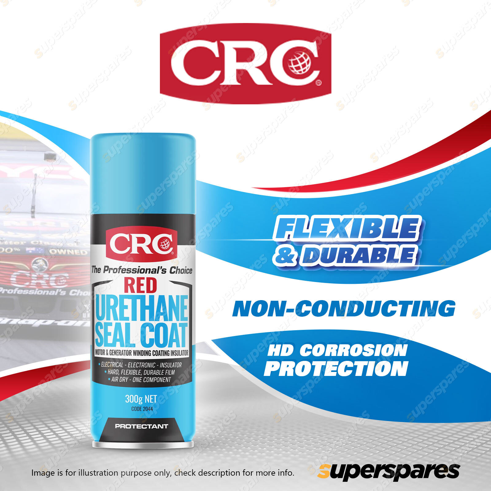 CRC Red Urethane Seal Coat 300g - Motor Generator Winding Coating Insulator