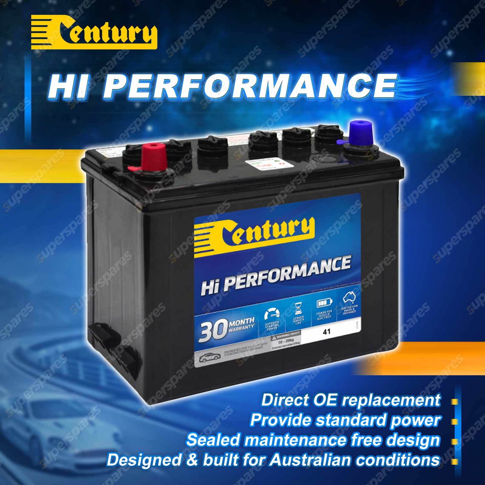 Century Hi Performance Battery for Toyota Corolla 1.6L Petrol Dyna RU20 ...