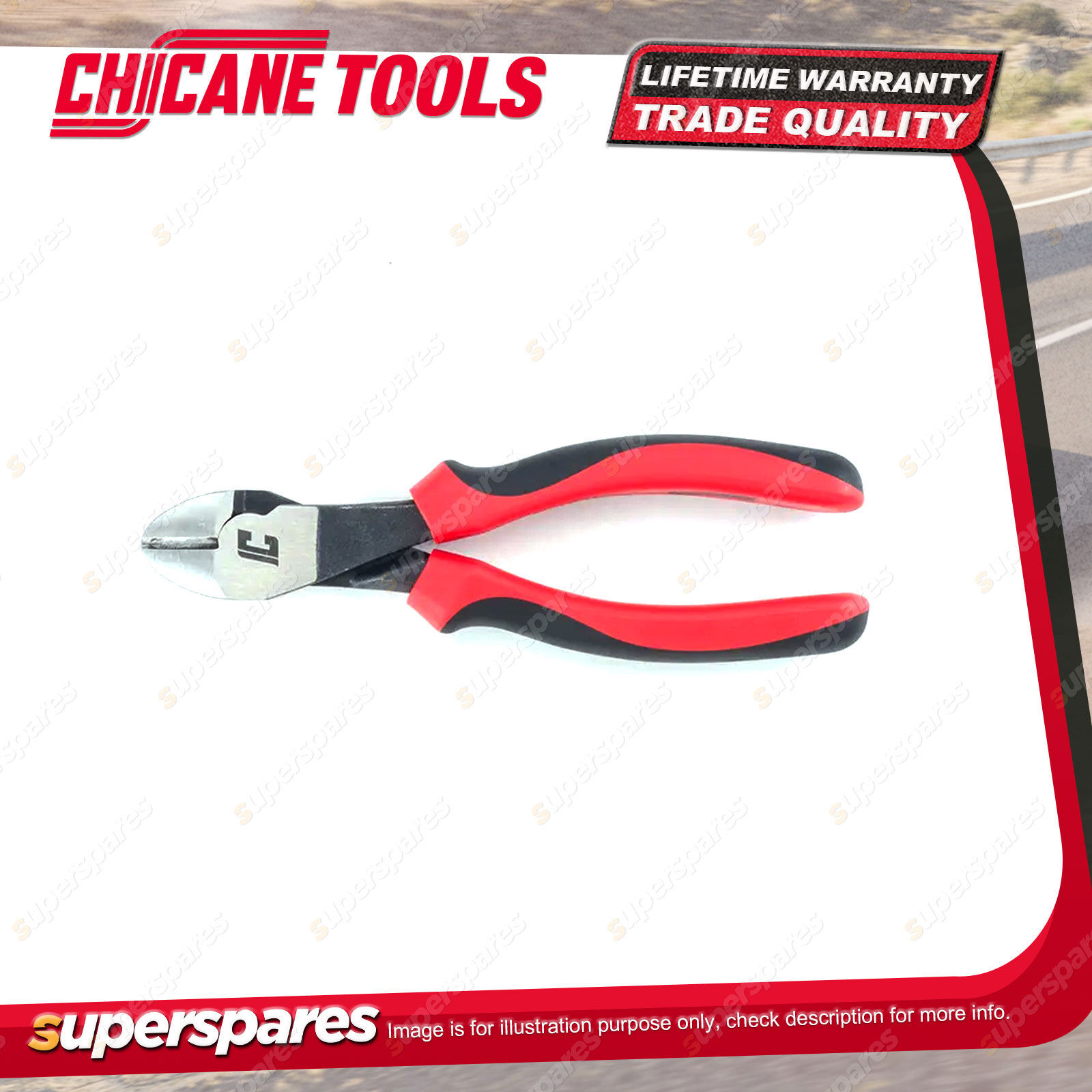 Chicane 180mm High Leverage Diagonal Cutting Plier - Chrome-Molybdenum ...