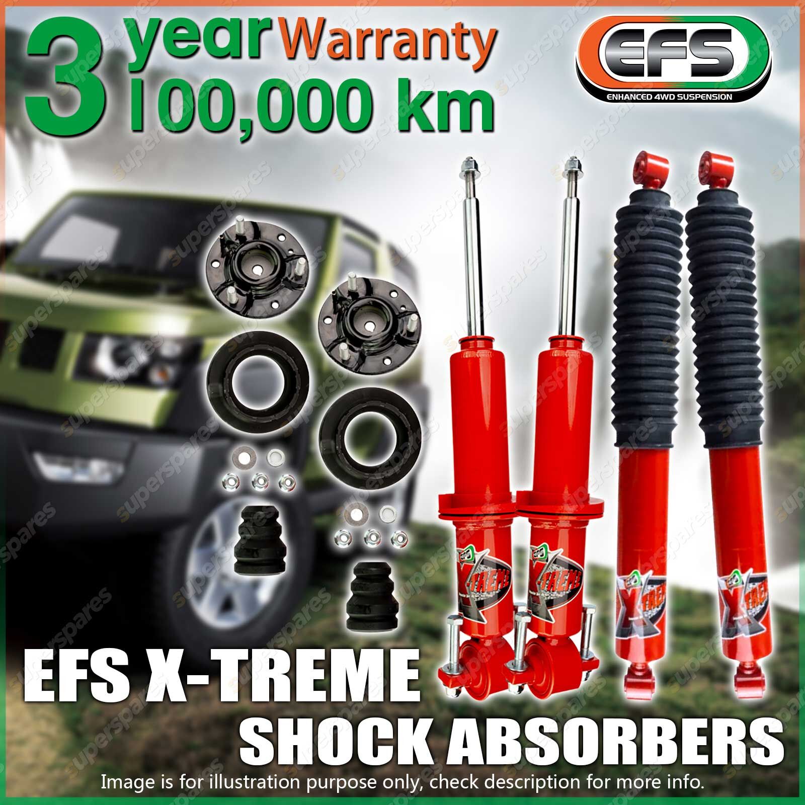 Front + Rear EFS Xtreme Shock Absorber 50mm Lift for Volkswagen Amarok ...