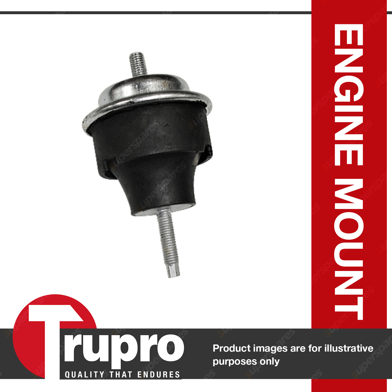 RH Engine Mount For PEUGEOT 206 TU5JP 1.6L Manual 9/99-12/00 - Trupro